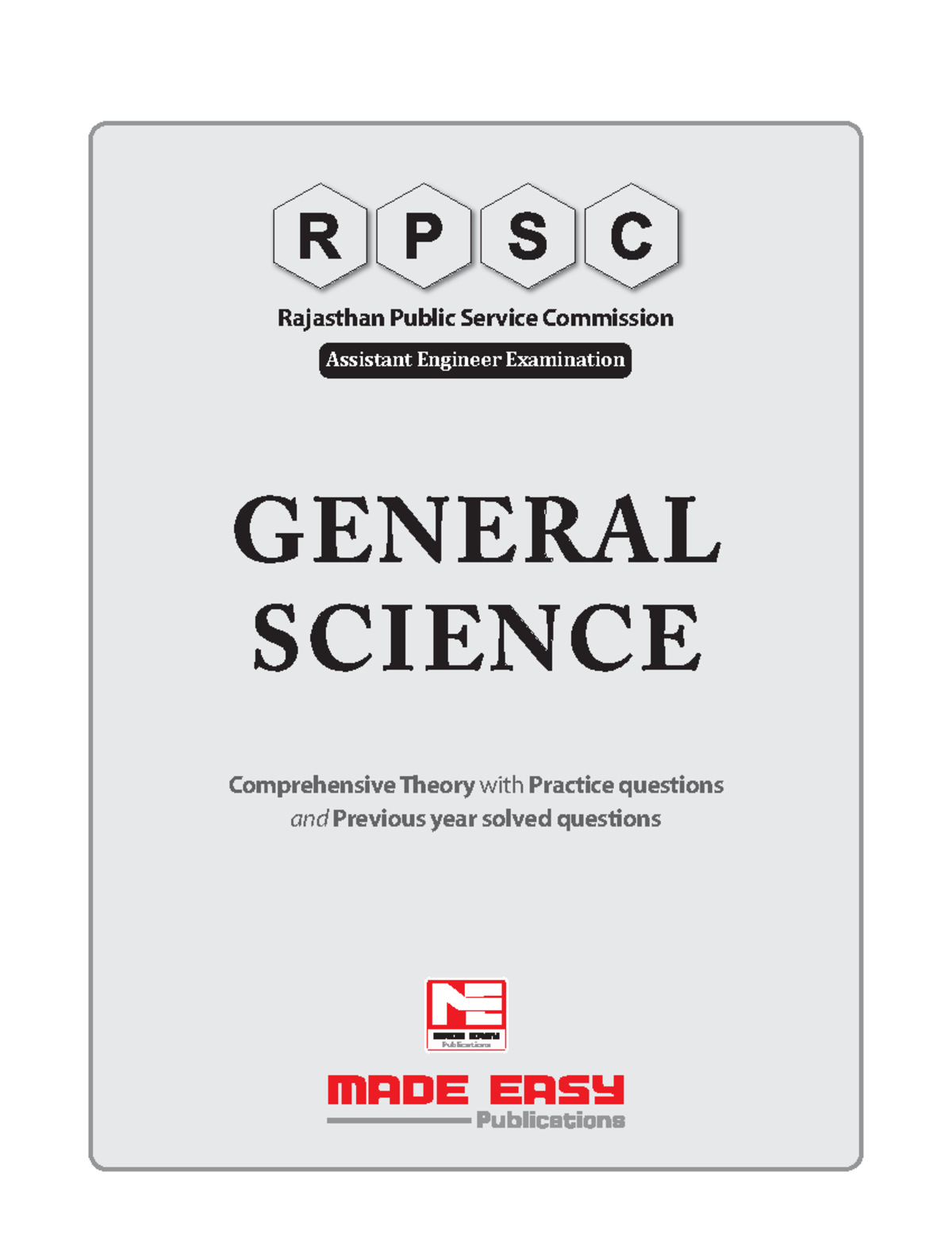 RPSC General Science 2018 - GENERAL SCIENCE Comprehensive Theory with ...