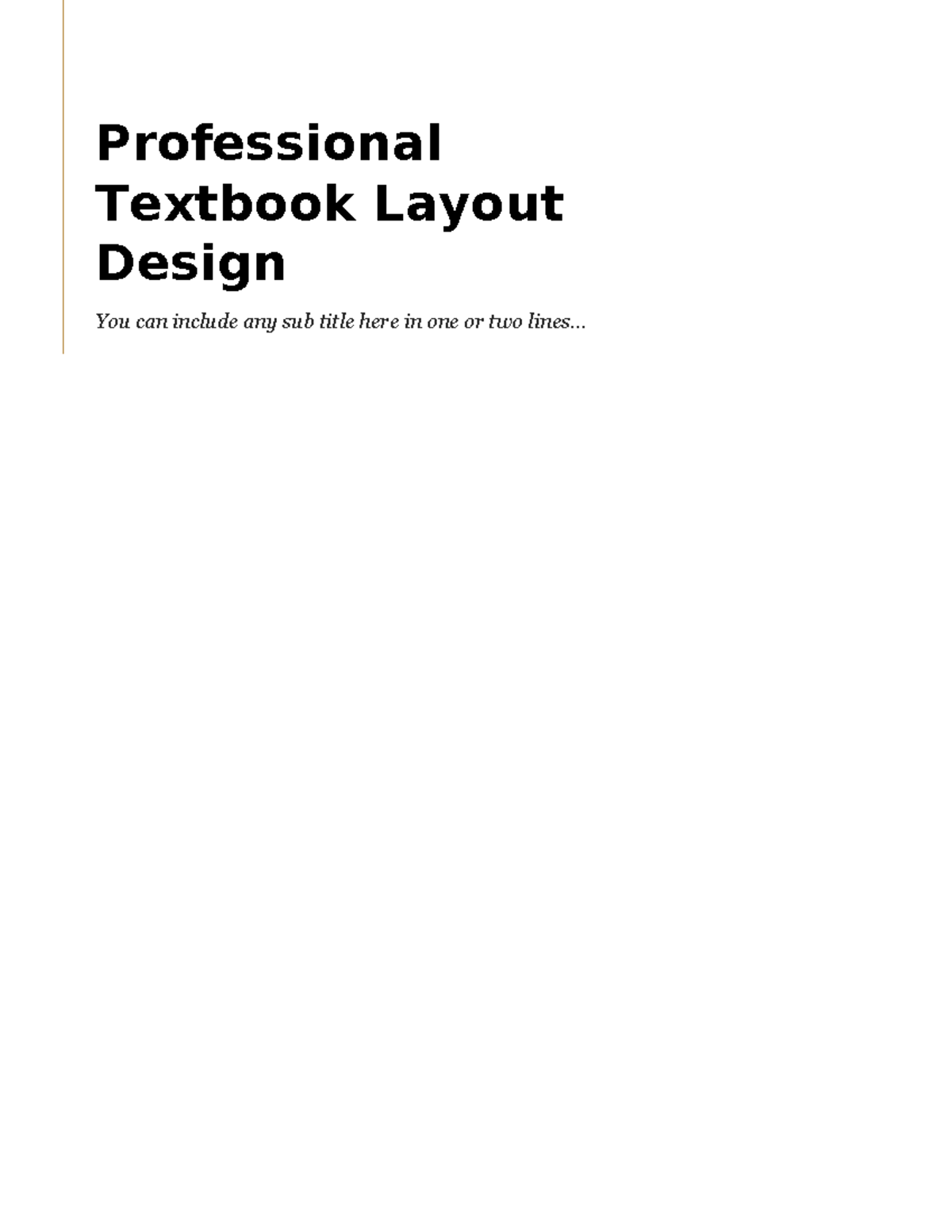UTT-Books-58 - Professional Textbook Layout Design You can include any ...
