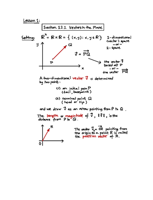 13.1 hw - home work from Calculus Early Transcendentals, 9th Edition ...