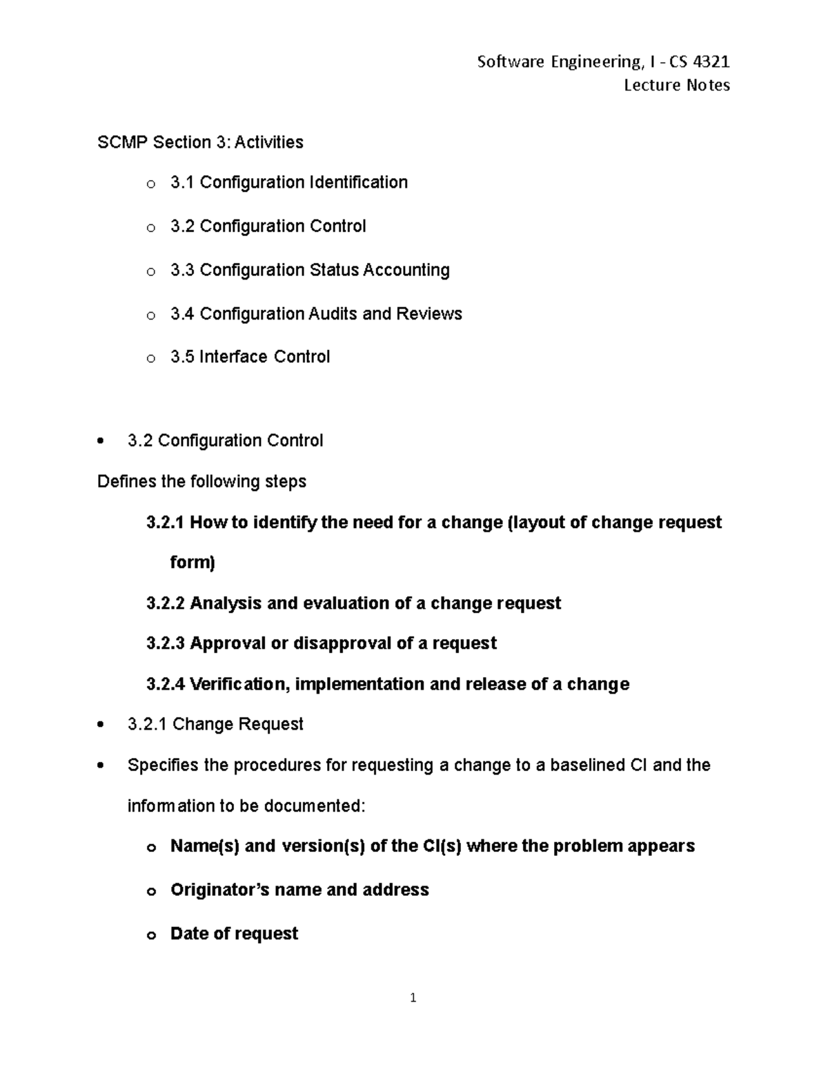 2021-Software Engineering I CS 4321- Lecture Notes- Unit-Section III ...