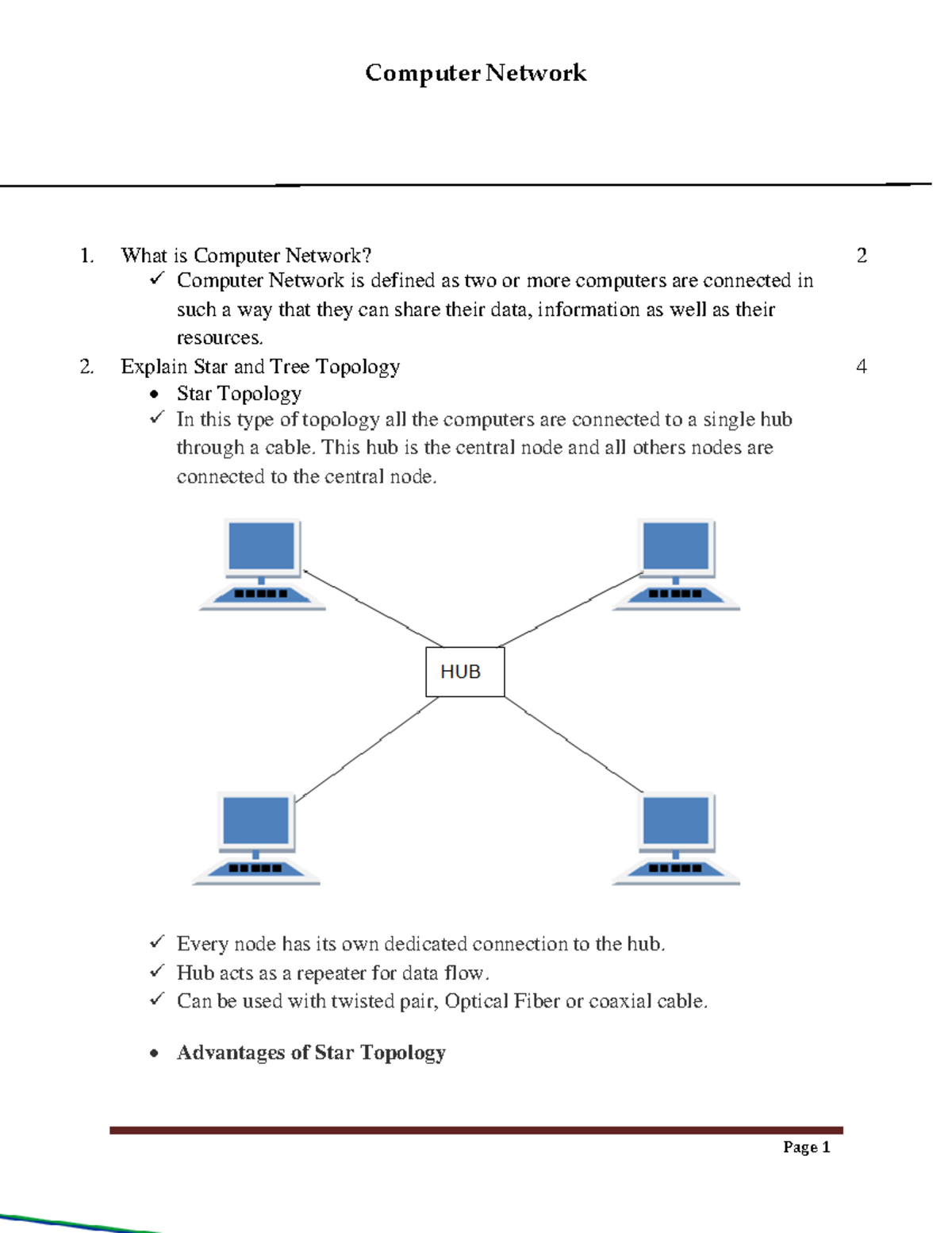 Computer Network-3340702 - What is Computer Network? Computer Network ...