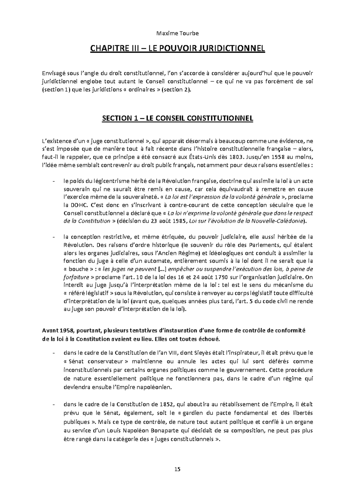 CM Droit constitutionnel - La Ve République - Warning: TT: undefined function: 32 Warning: TT ...