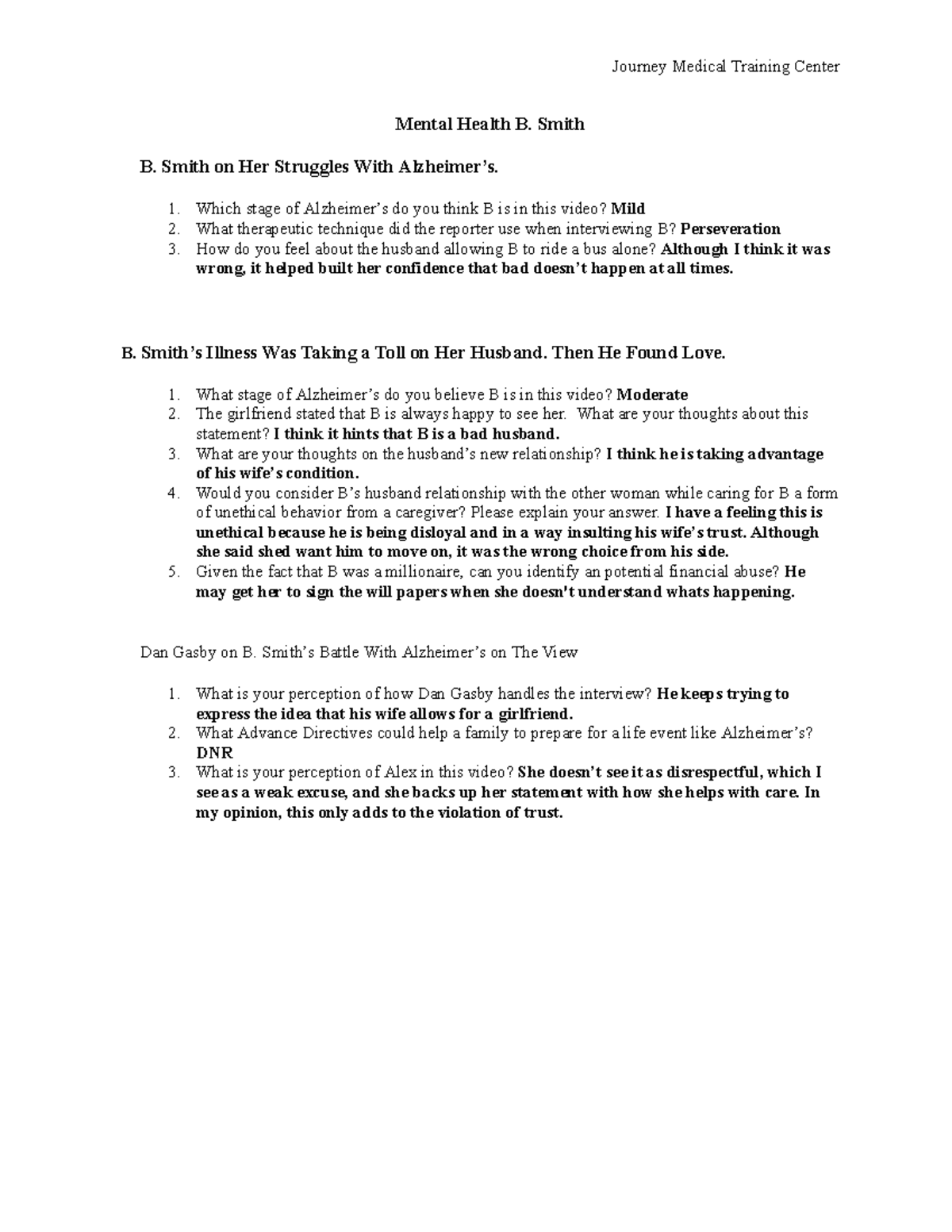 Copy of B Smith Alzheimers.docx - Google Docs - Journey Medical ...