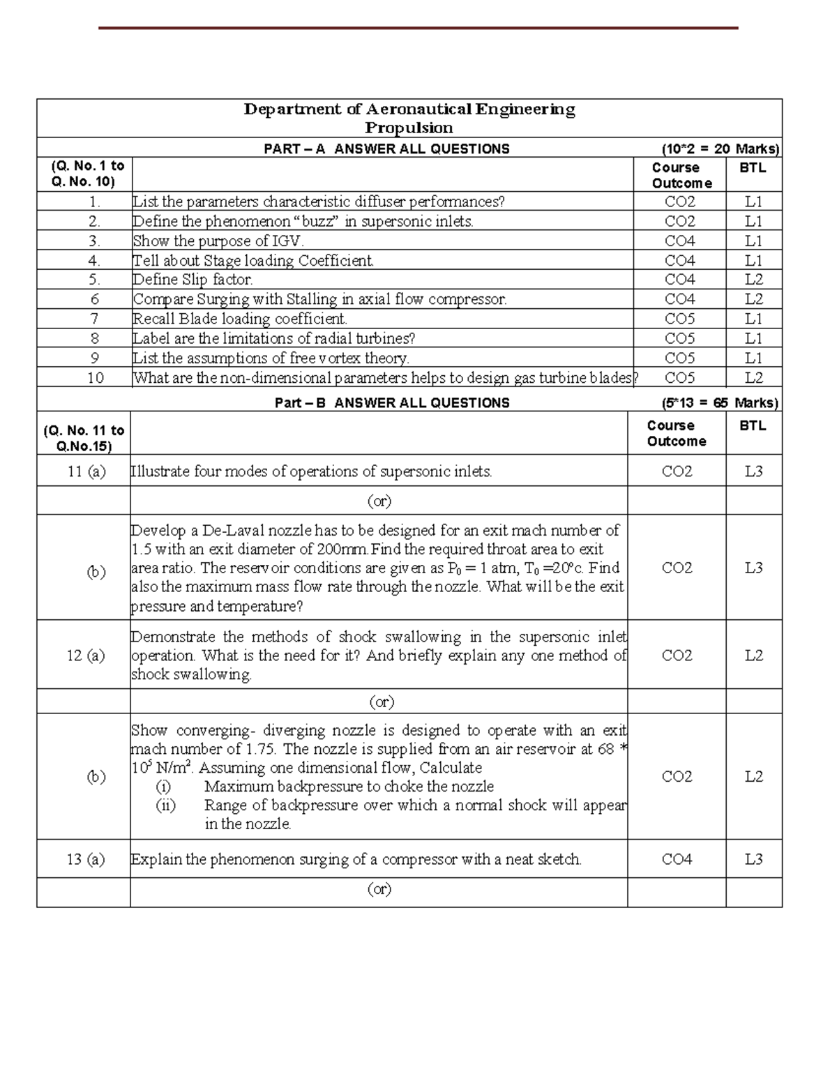 Document - Questions - Department of Aeronautical Engineering ...