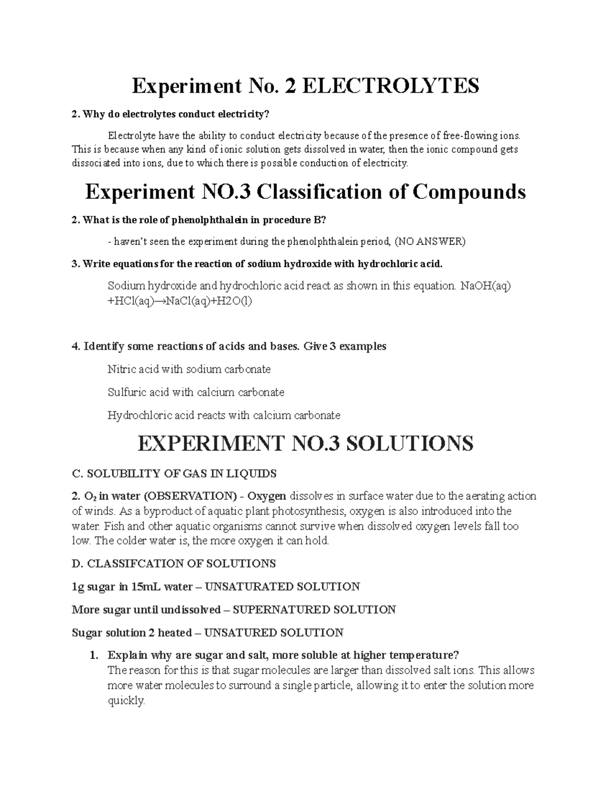 Juhany chem PT Final - essential soluble - Experiment No. 2 ...