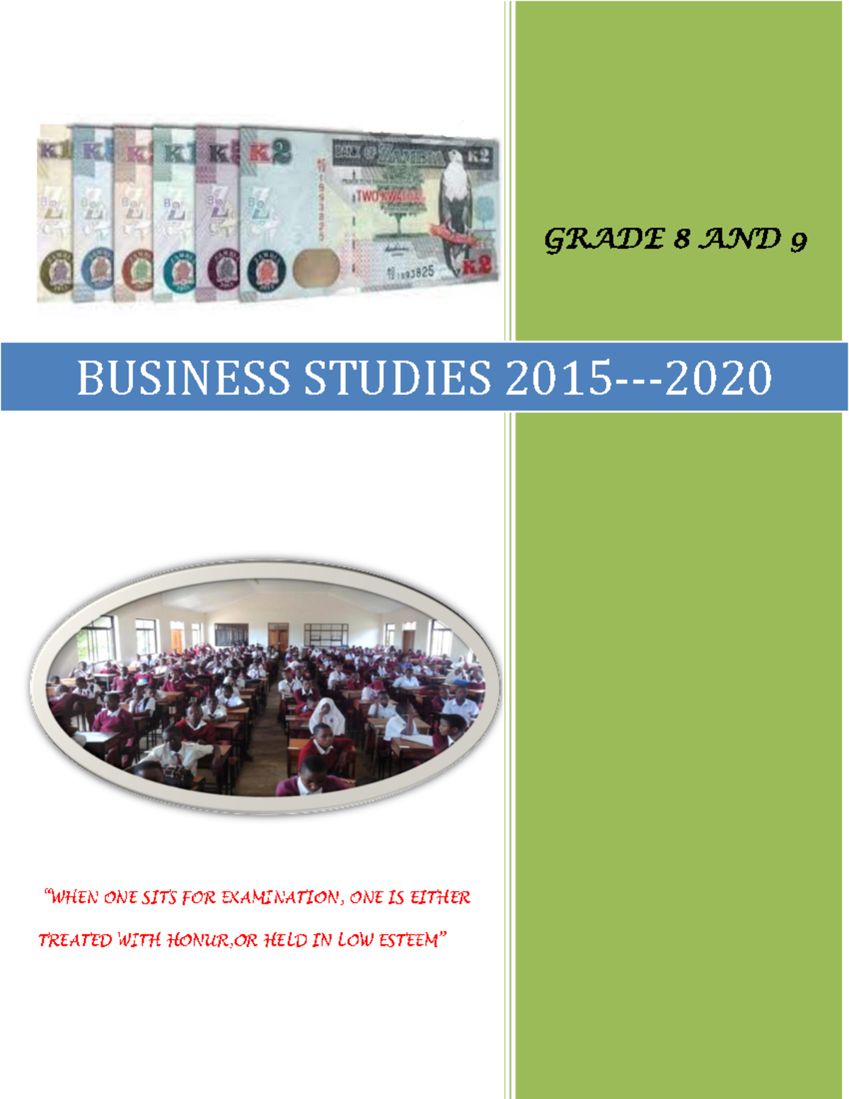 Business Studies 2015-2020 - Robotics - GRADE 8 AND BUSINESS STUDIES ...