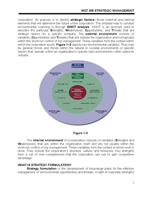 Strat 1 - Chapter 1 Basic Concepts of Strategic Management Strategic ...