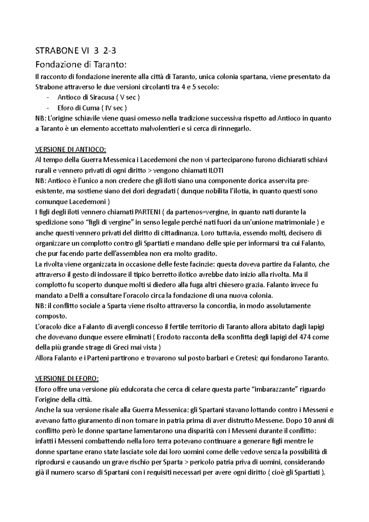 Strabone VI Strabone VI Strabone VI STRABONE VI RACCONTO - Storia greca ...