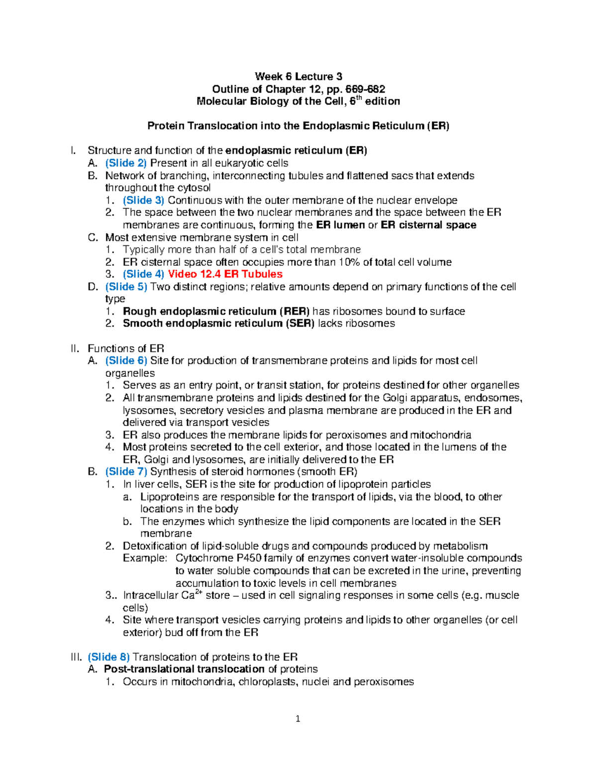 Biol4004 06 Outline 3 2016 Week 6 Lecture 3 Outline Of Chapter 12 Pp 669 Molecular Biology
