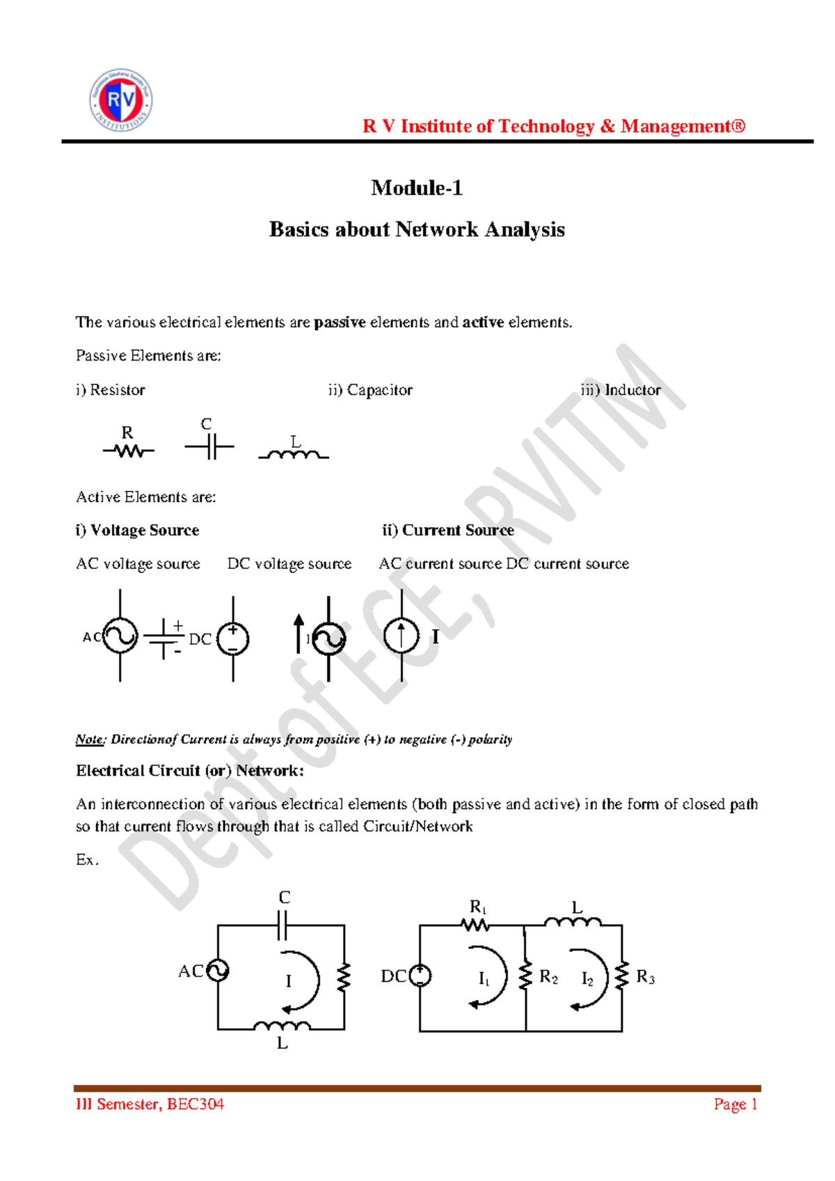Module 1 Notes - Module- 1 Basics about Network Analysis The various ...