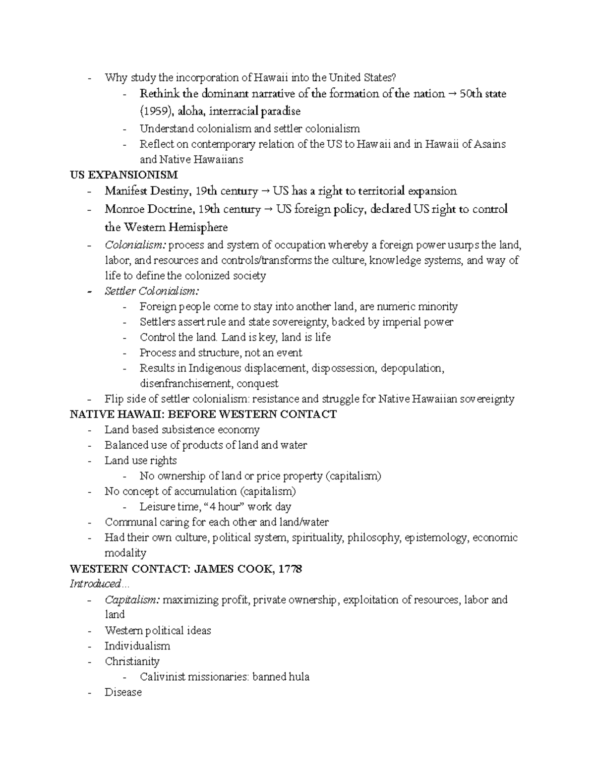AS AM 9 Week 7 Native Hawaiian Sovereignty Movement - Why study the ...