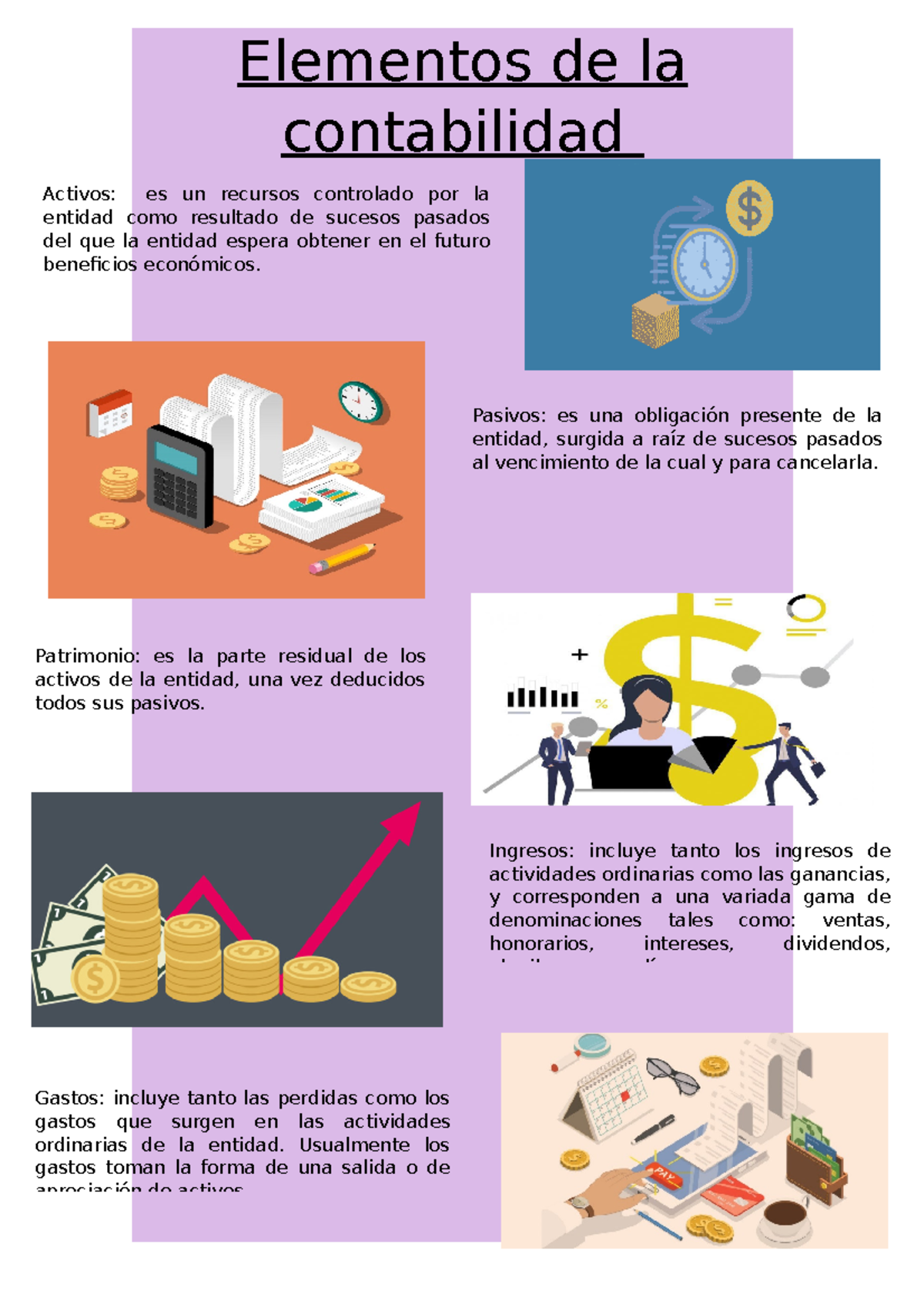 elementos de la contabilidad -contabilidad y finanzas - Elementos de la ...
