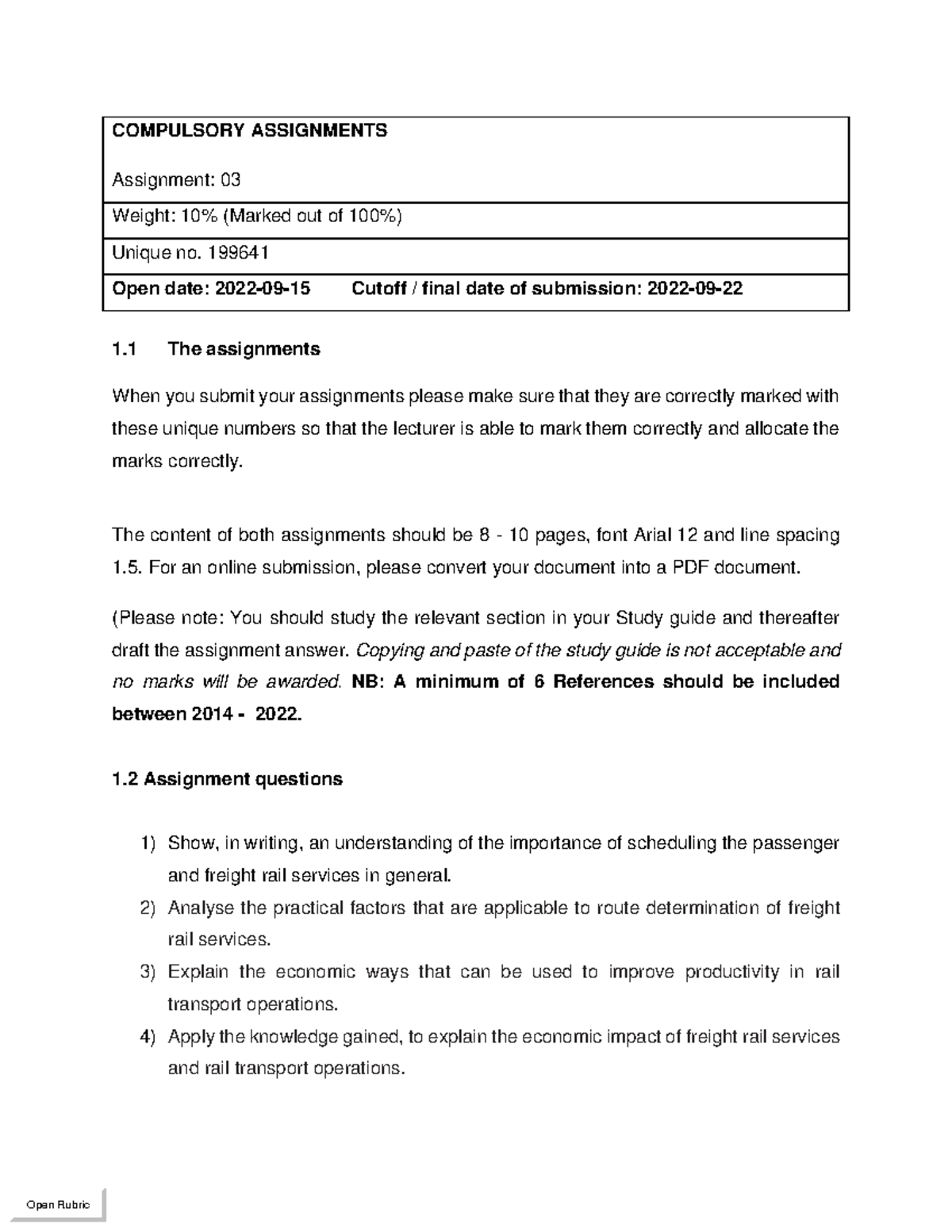 Assignment 03 b8de6c30779 fd805dad4f0b1180858 c4 - COMPULSORY ...