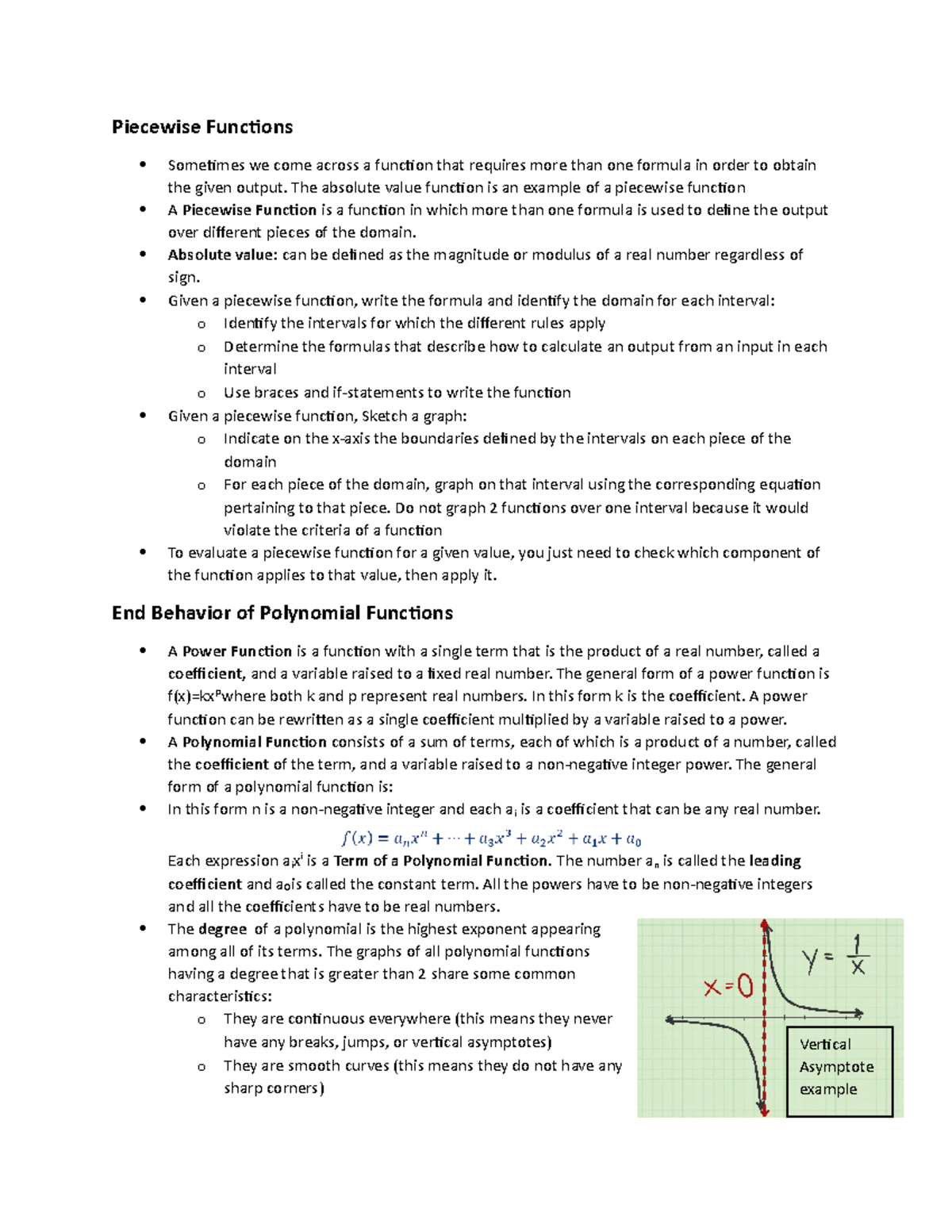 Polynomials: End behavior, finding zeros, local behavior etc ...
