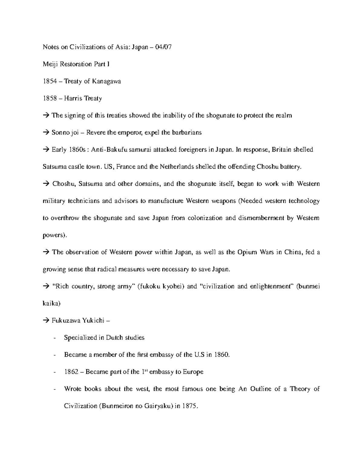 Notes on Civilizations of Asia - 04:07 - Notes on Civilizations of Asia ...