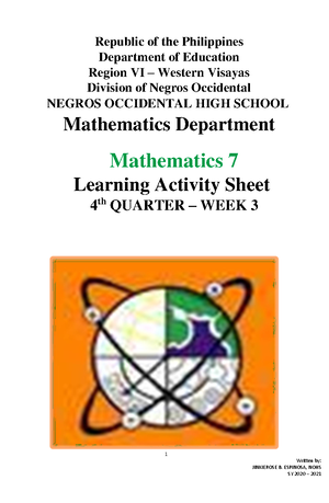 Reflection Notes during LAC - Reflection Notes during LAC ...