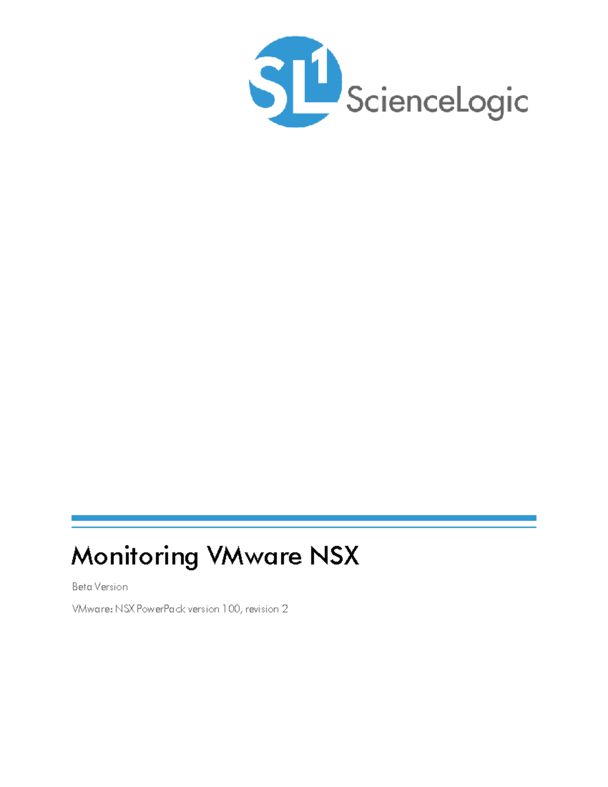 Sciencelogic monitoring vmware nsx v100 rev2 - Monitoring VMware NSX ...