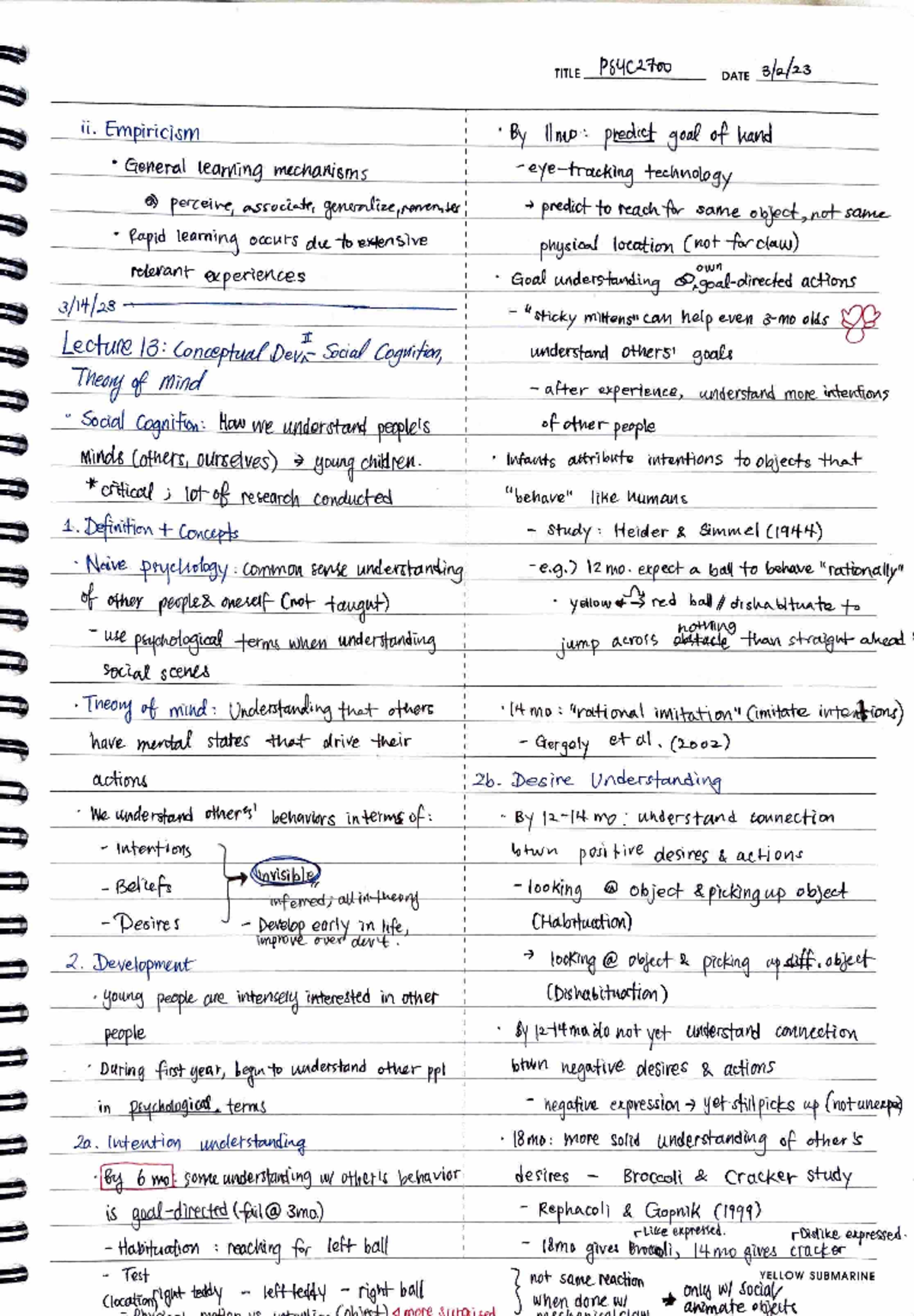 Child psych notes week8 23sp - PSYC 2700 - Studocu