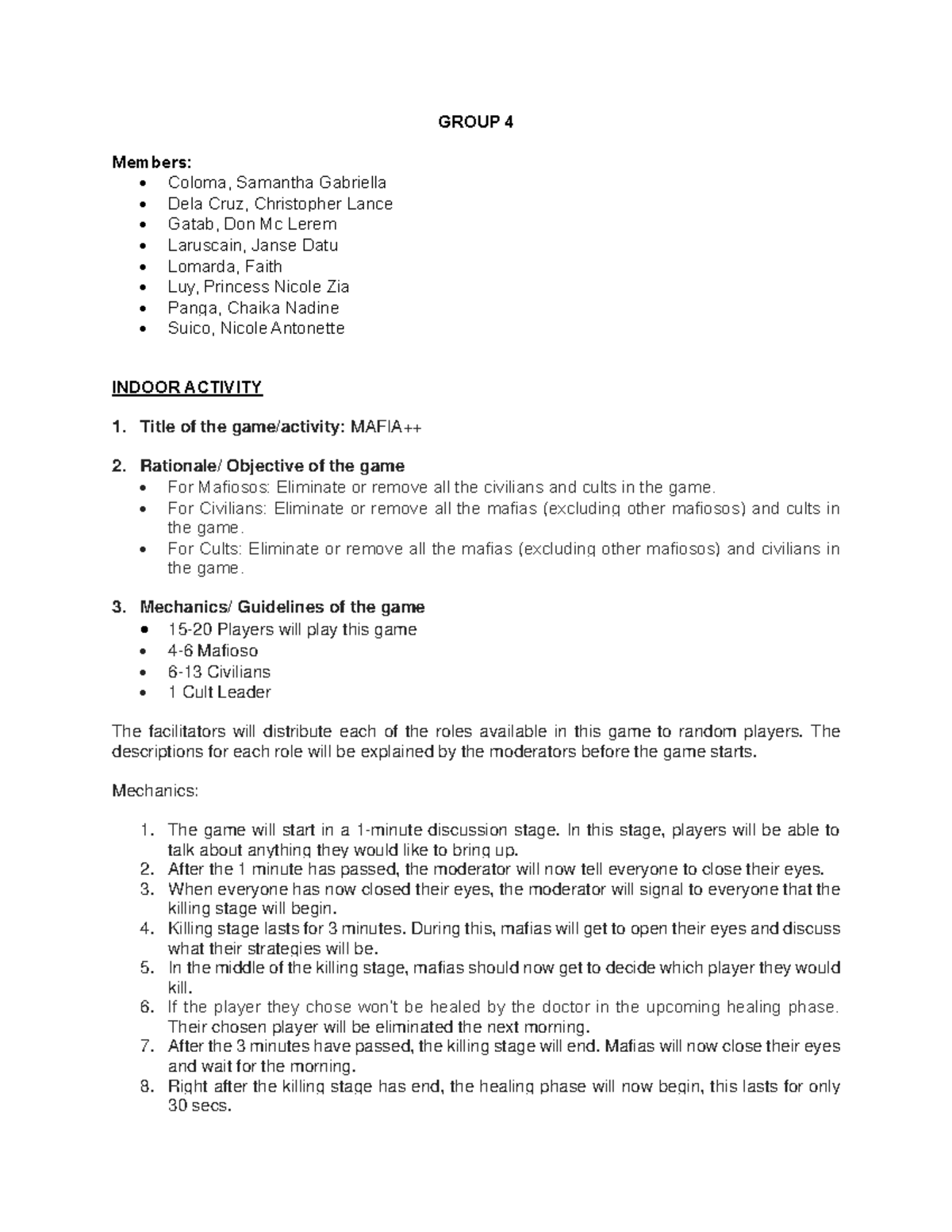 FLE008 FINAL MANUSCRIPT - GROUP 4 Members: - Coloma, Samantha Gabriella - Dela Cruz, Christopher ...