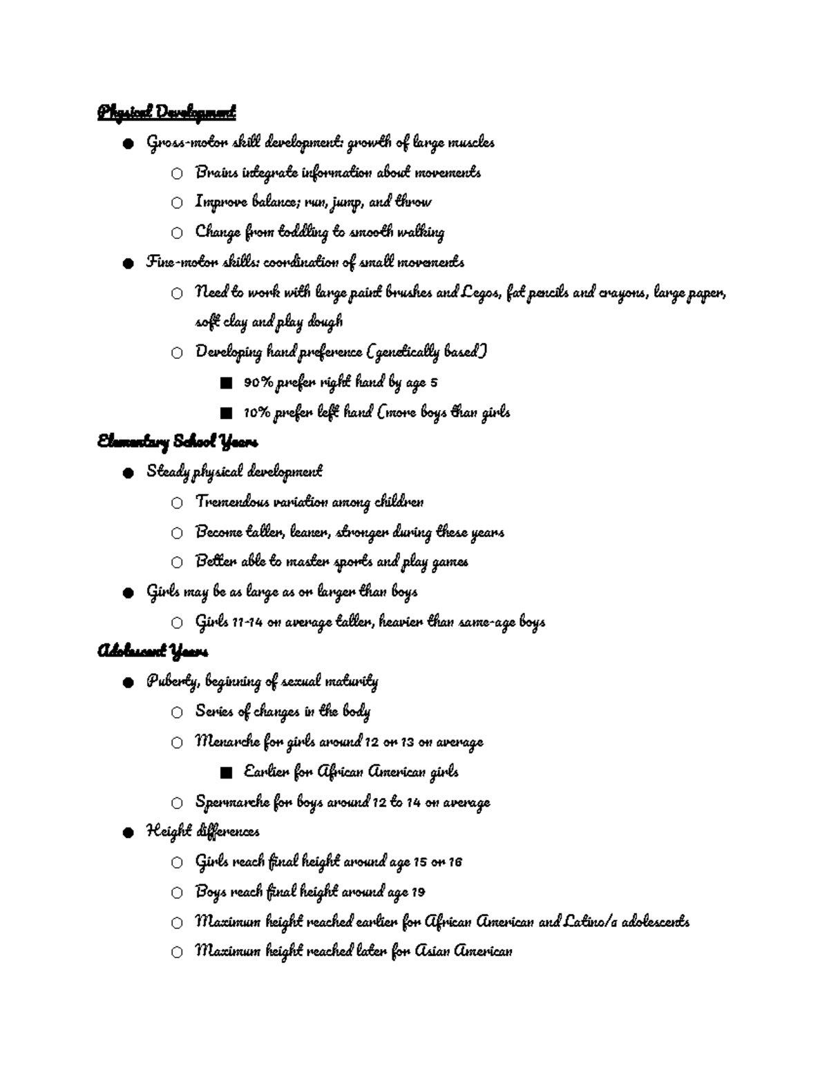 CHAPTER 3: The Self, Social, and Moral Development - Physical ...