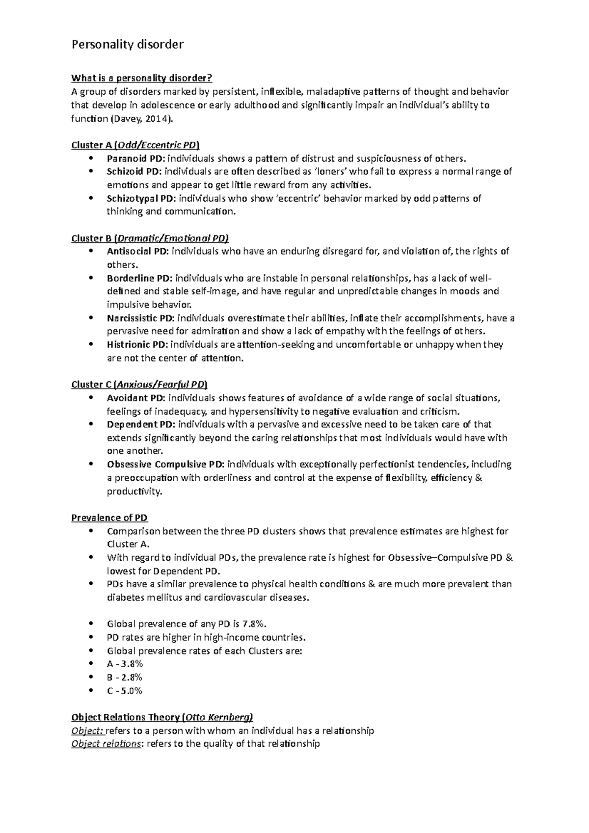 Personality disorder - Personality disorder What is a personality ...