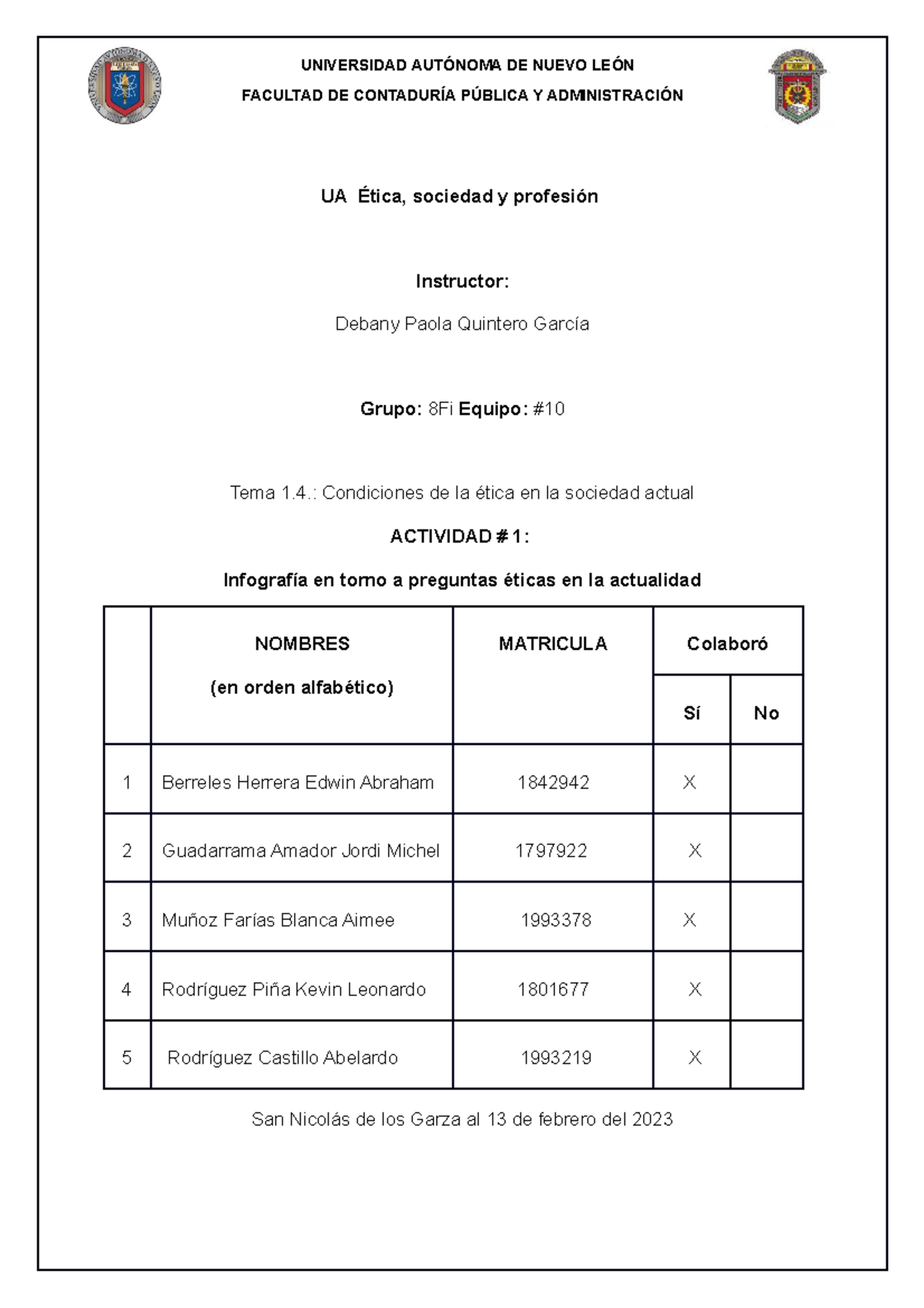 A1 8FI 10 - EVIDENCIA 1 - FACULTAD DE CONTADURÍA PÚBLICA Y ...