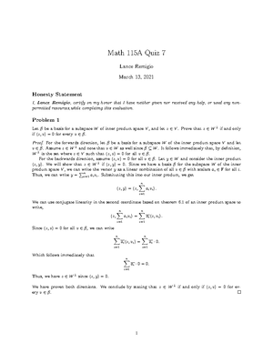 Math 54 - Hi there! - Math 115A - Studocu