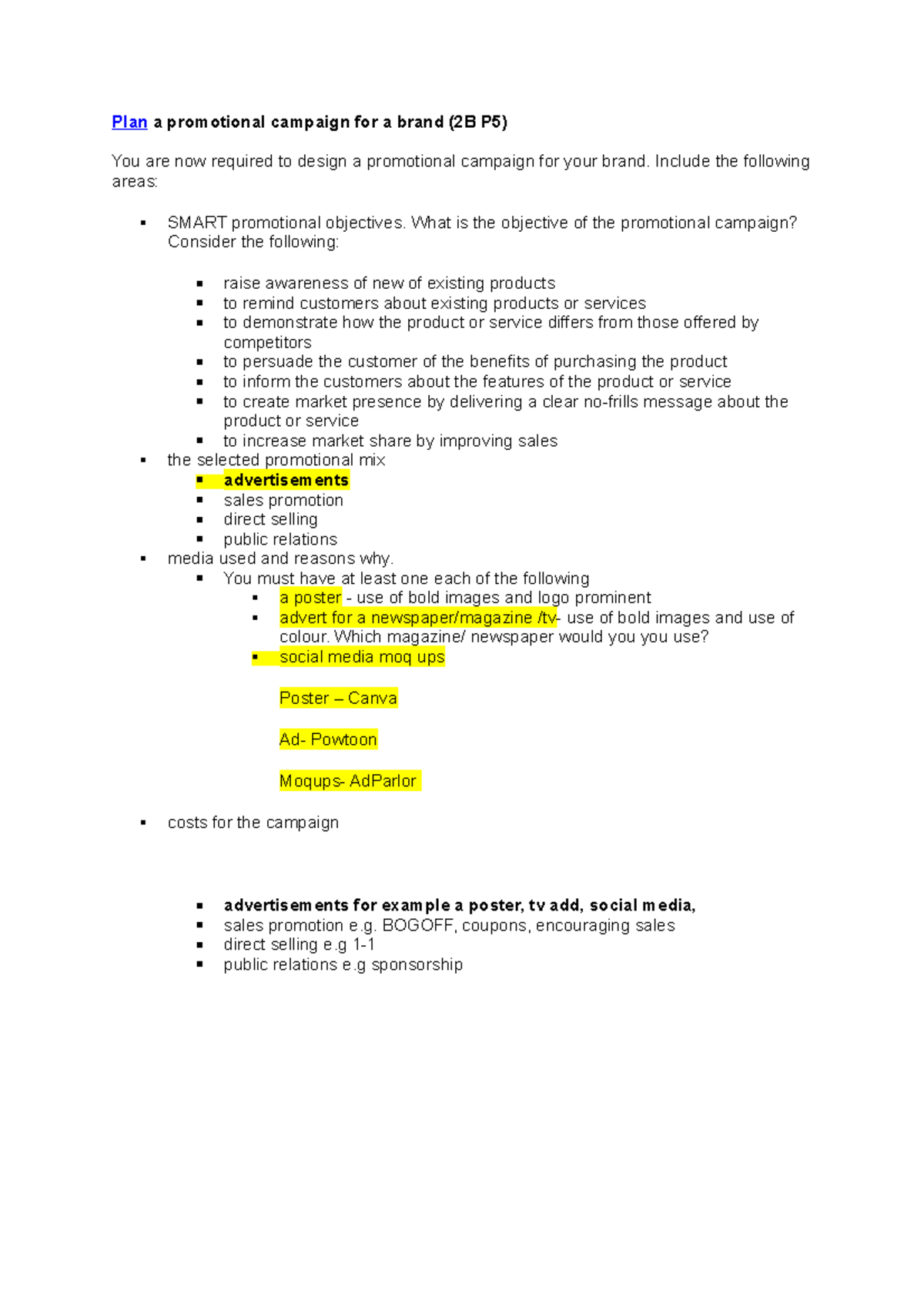 unit 3 assignment 3 p5 coursework for assigment 3, includes notes and ...