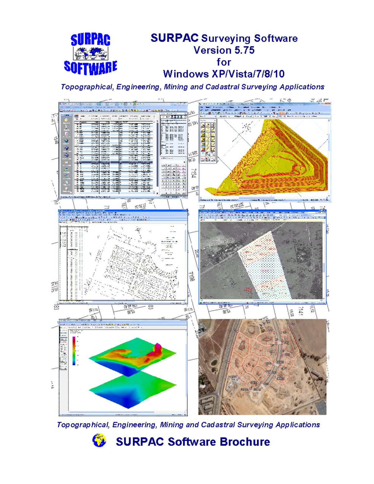Surpac-Brochure - SURPAC Surveying Software Version 5. 75 for Windows ...