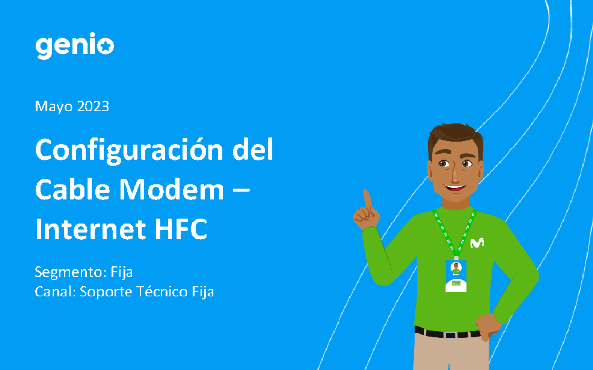 Configuración Modem HFC - Mayo 2023 Configuración del Cable Modem ...
