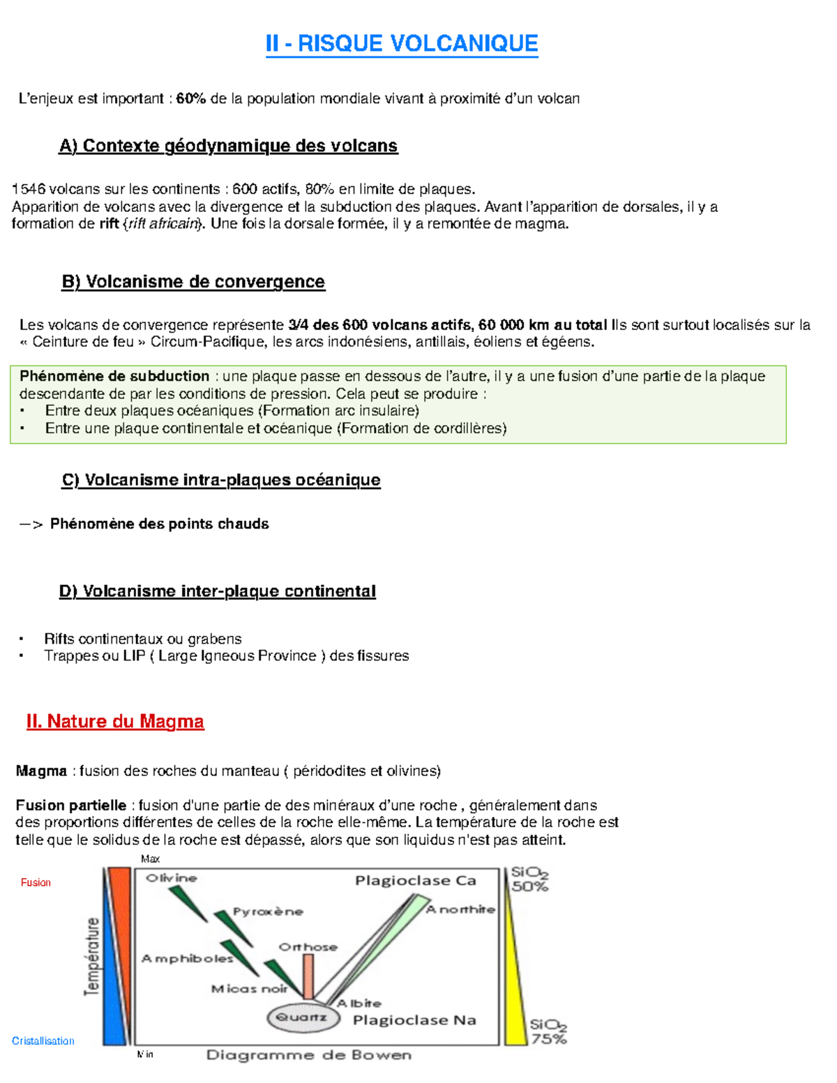 II - Risque volcanique - Chapitre 2, L2 BE - II - RISQUE VOLCANIQUE L’enjeux est important : 60% ...