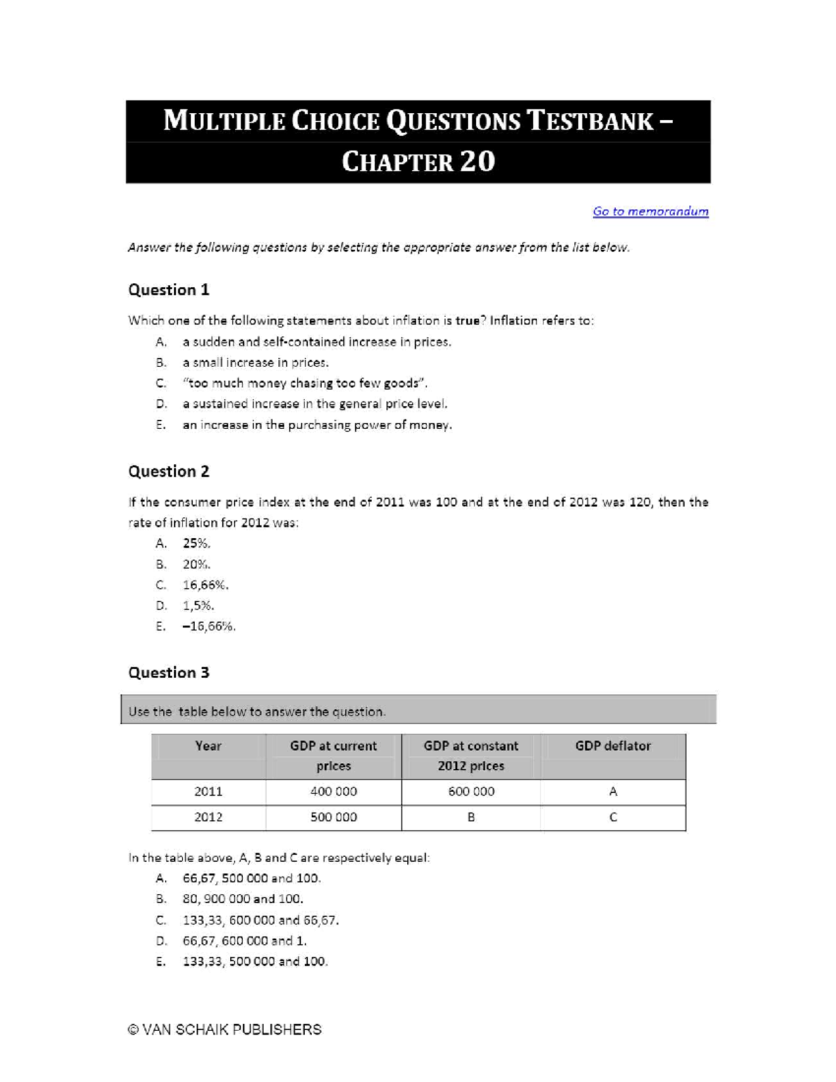 Chapter 20 econ - ECON 122 - Studocu