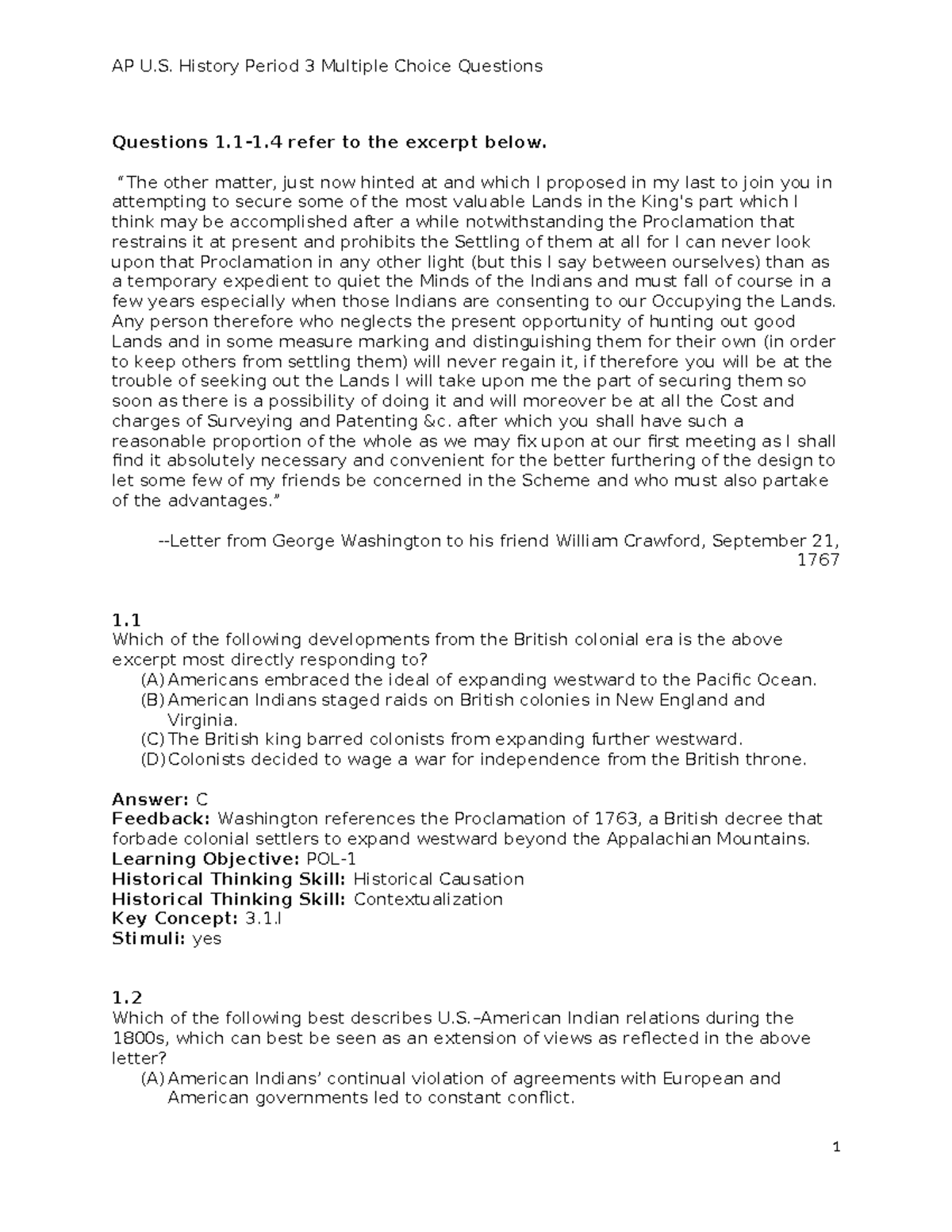 Period 3 New AP Multiple Choice Bank Questions 1 1 1 Refer To The period-3-new-ap-multiple-choice-bank-questions-1-1-1-refer-to-the