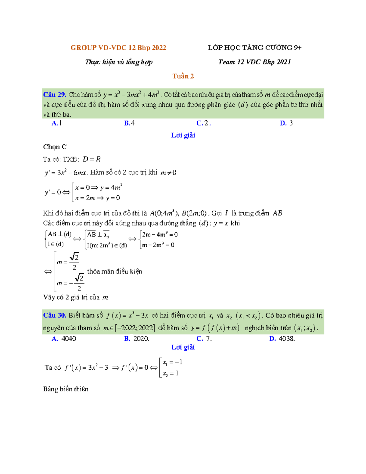 Tuần 2 - Group 12 VD VDC 2022 - GROUP VD-VDC 12 Bhp 2022 Thực hiện và tổng hợp LỚP HÞC TĂNG C ...