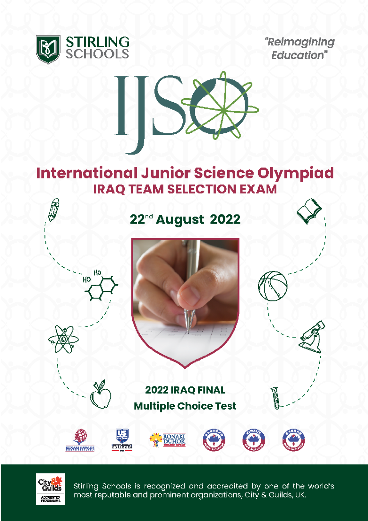 0 IJSO Team Selection Exam 2022 (August 22, 2022) Question Booklet - Carefully read the ...