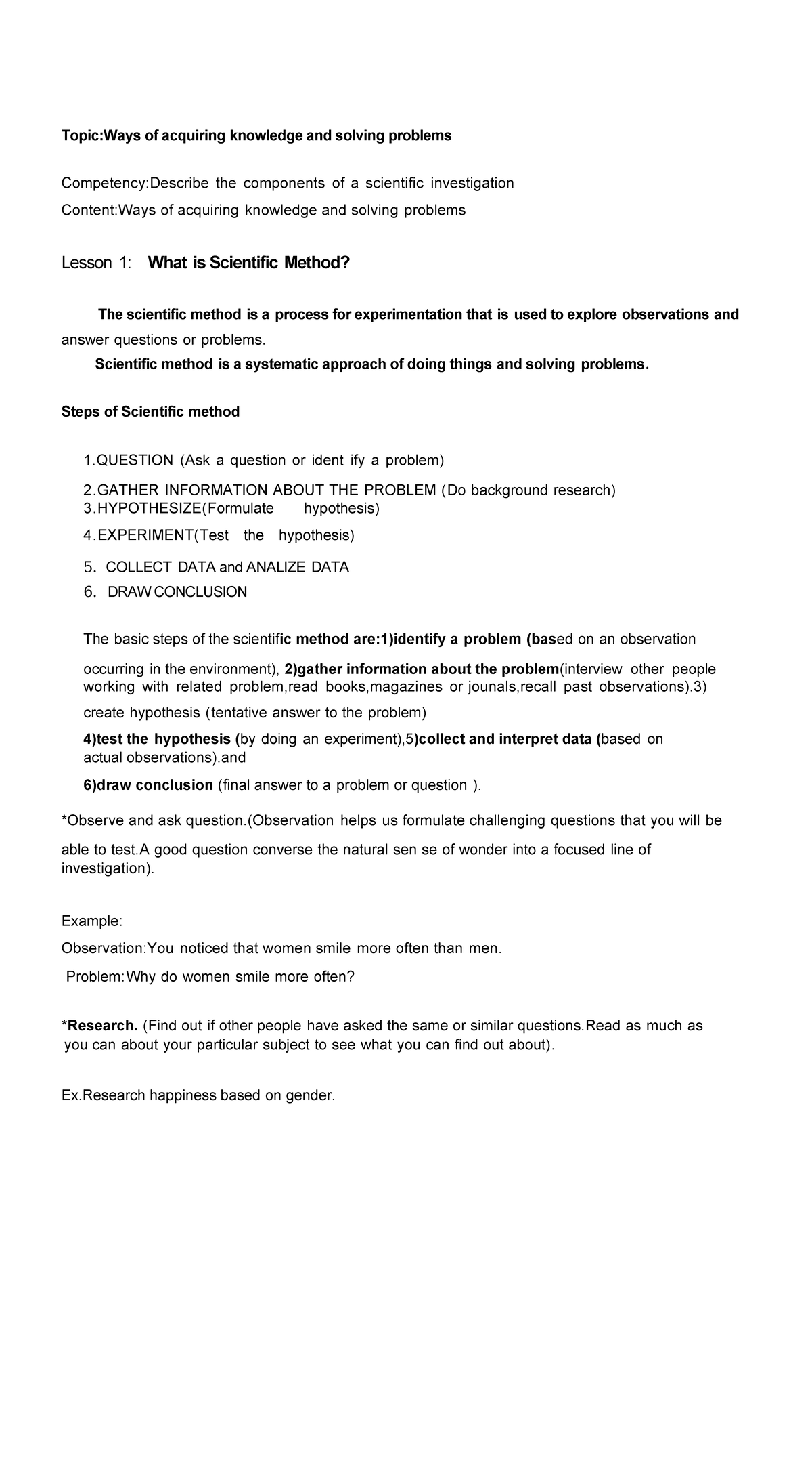 Topic Ways of a-WPS Office 09021547 - Topic:Ways of acquiring knowledge ...