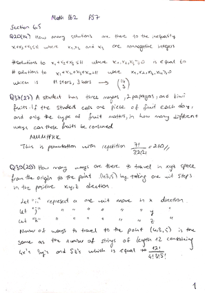 Math331 (7) PS - Practice questions for metric spaces - Problem Section ...