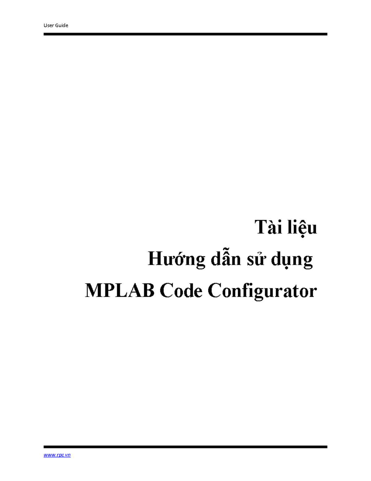 MCC User Guide - Summary Vehicle Mechanics - User Guide rpc Tài liệu Hướng dẫn sử dụng MPLAB ...