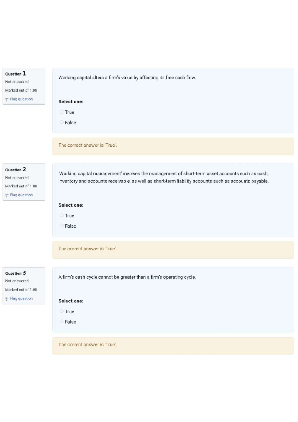 Week 5 - Practice Questions - Working Cap Mgmt Berk 19 - strategic ...