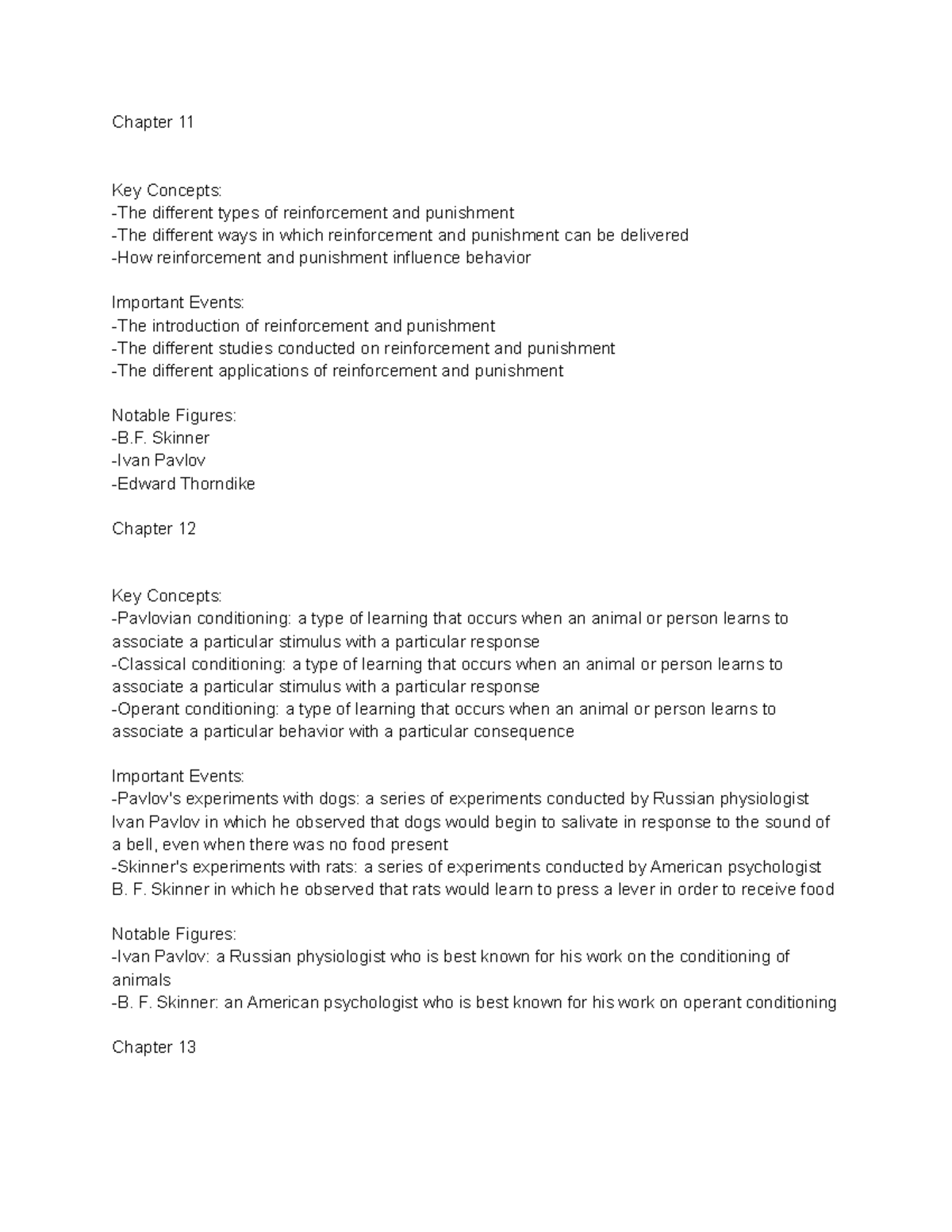 Psych 101 Study Guide Chapters 11-15 - Chapter 11 Key Concepts: -The ...