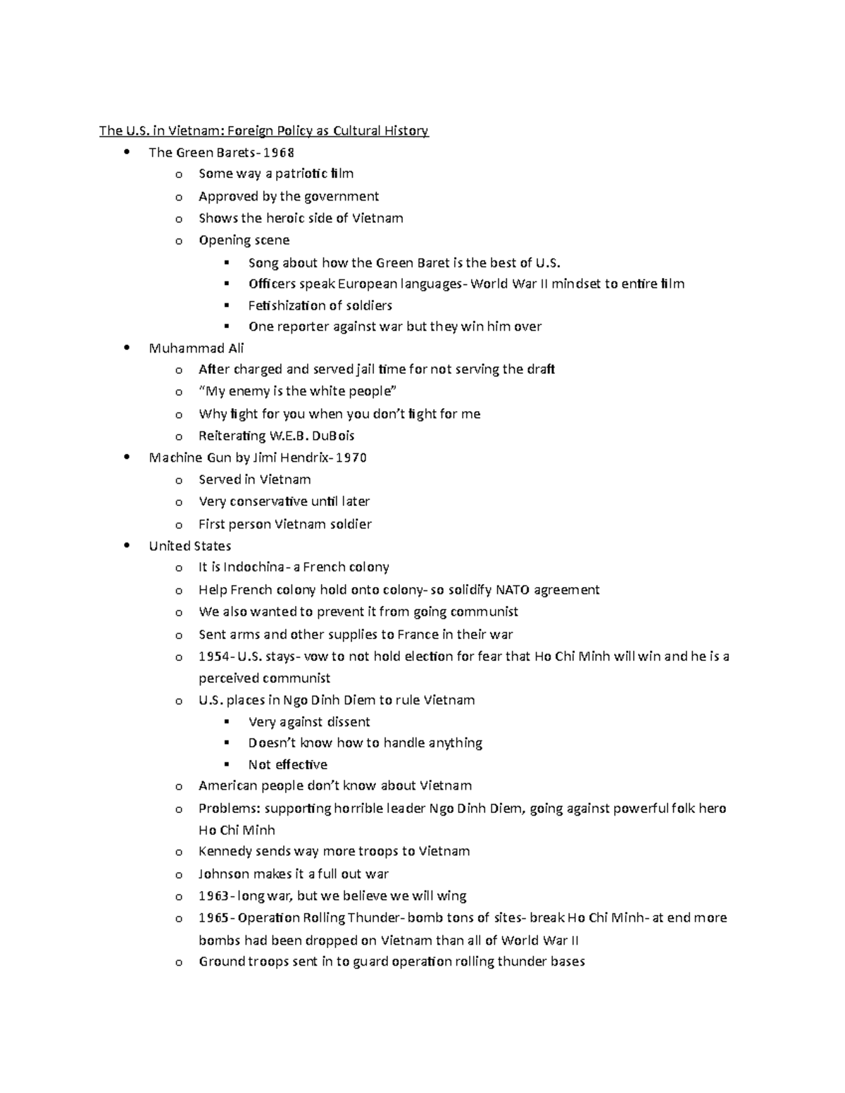 The U.S. in Vietnam- Foreign Policy as Cultural History Lecture - The U ...