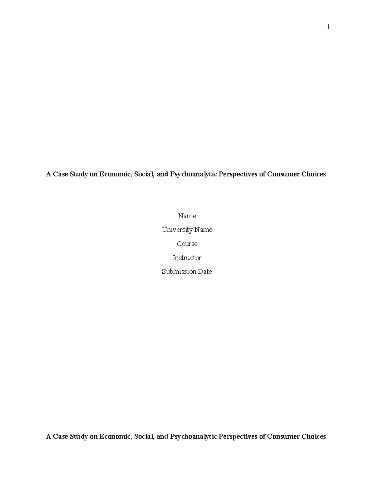 A Case Study on Economic - Additionally, economic capital determines ...