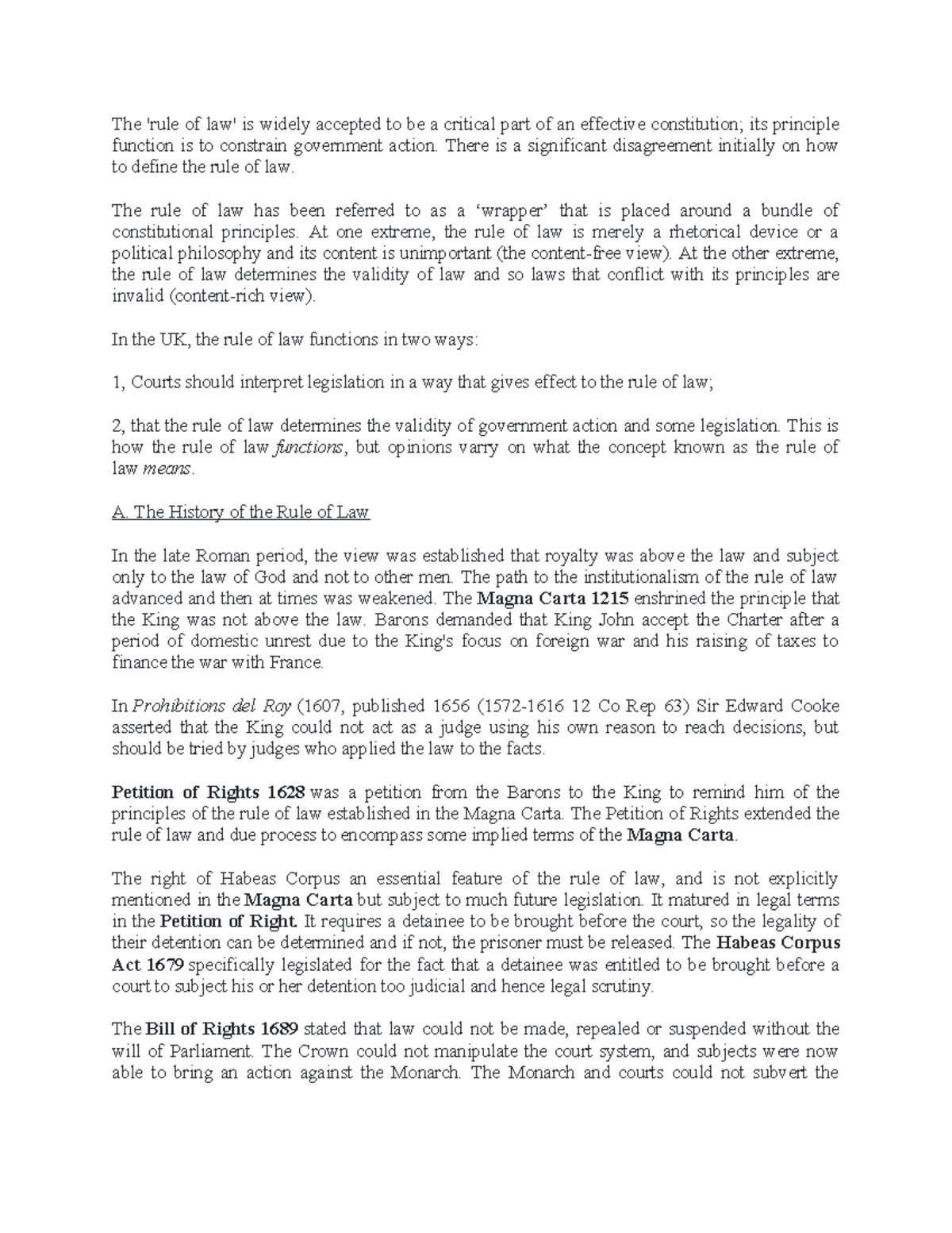 Rule of law - The rule of law is a political ideal that all citizens ...