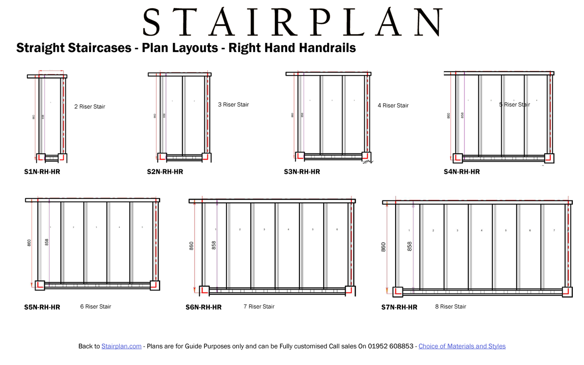 Stair layouts RH Straight - Architectural Comprehensive Course - S T A ...