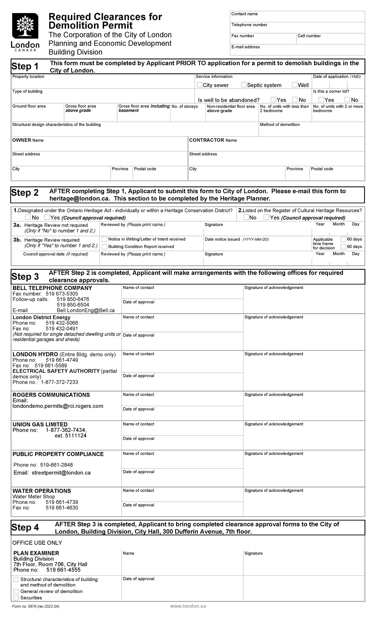 building permit steps and procedures - Required Clearances for ...