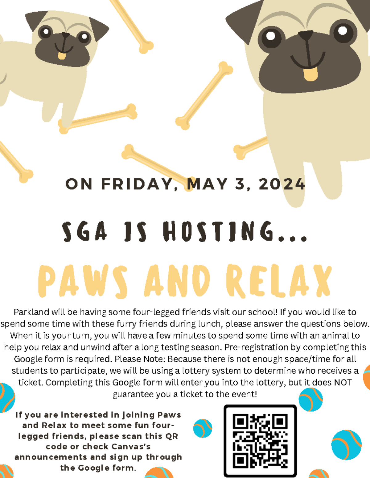 Paws and Relax flyer - Science Animals - PAWS AND RELAX If you are ...