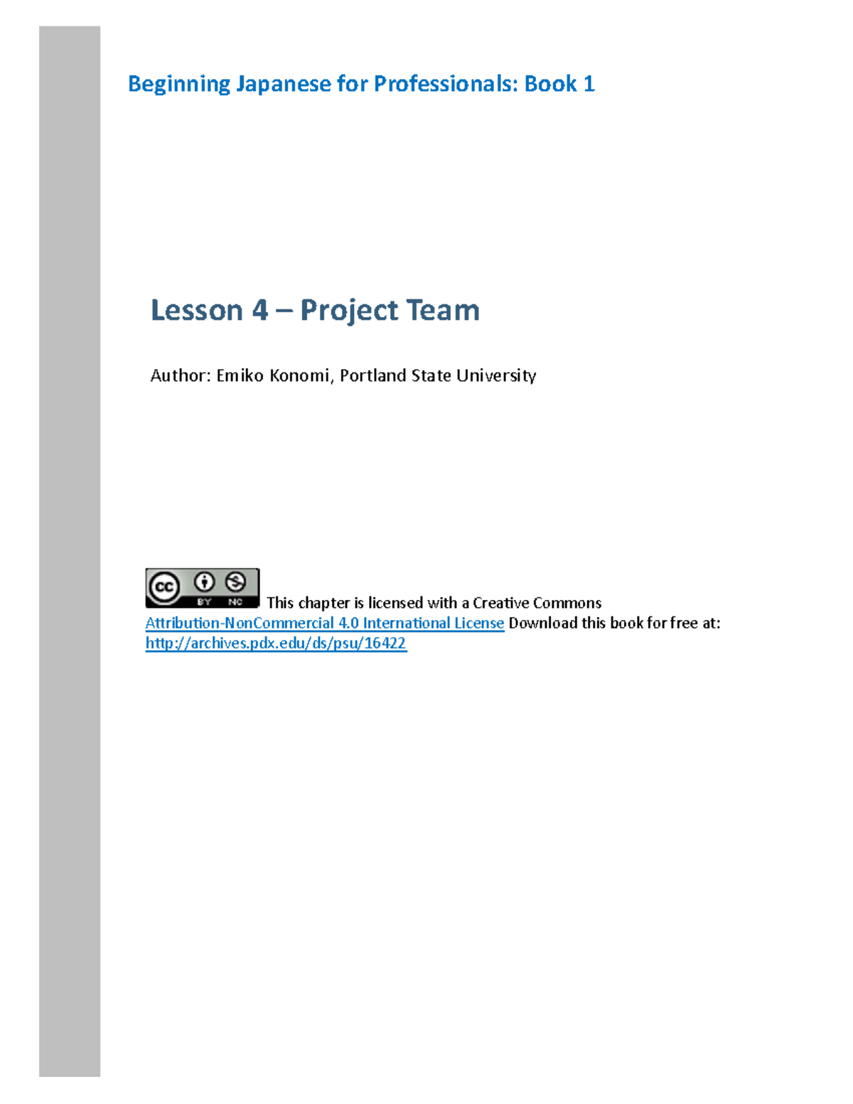 Lesson 4-test - note - Lesson 4 – Project Team Author: Emiko Konomi ...