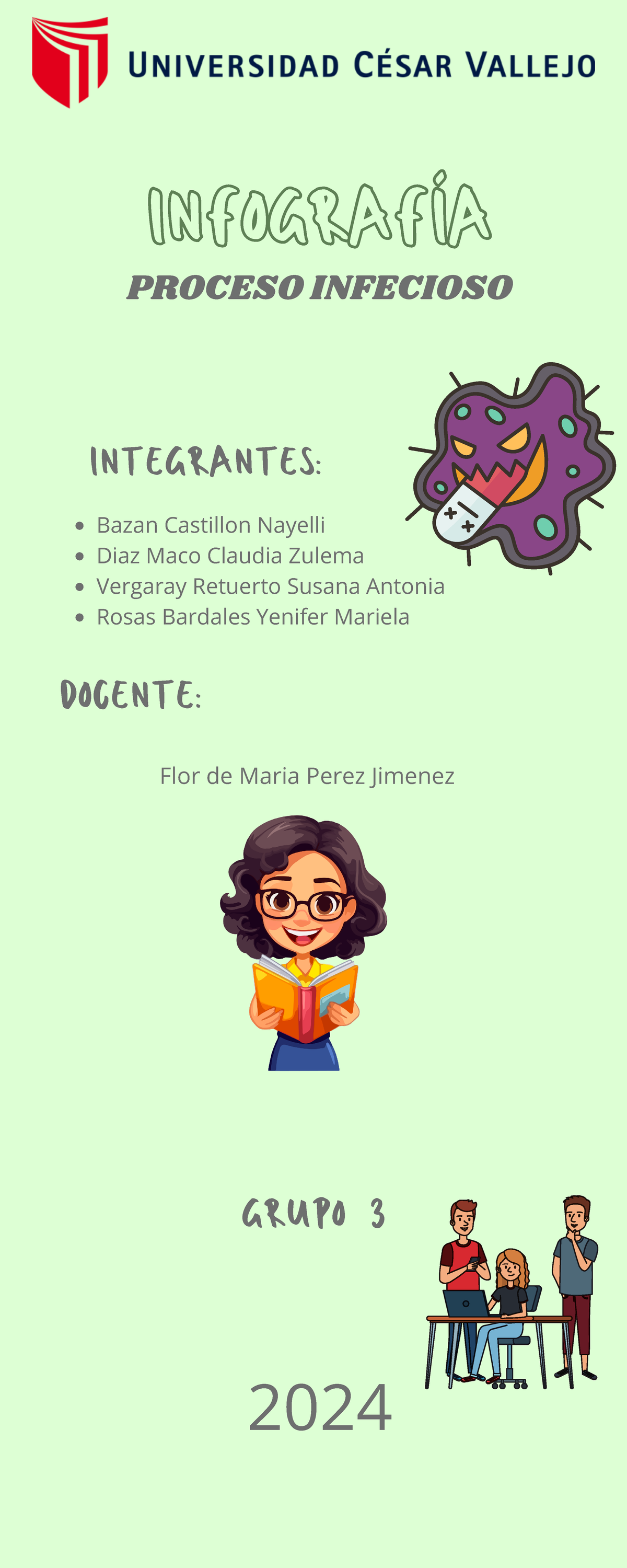 Infografía del Proceso Infeccioso - Integrantes: docente ...