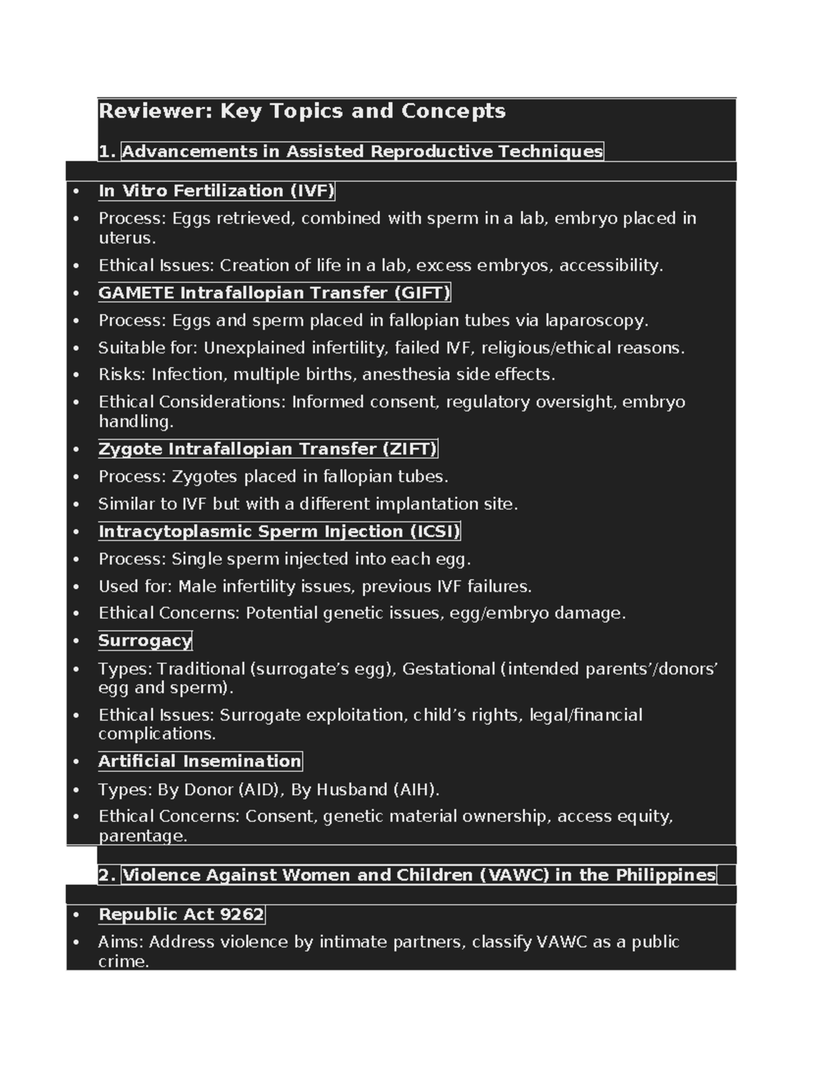 Reviewer - yes - Reviewer: Key Topics and Concepts 1. Advancements in ...