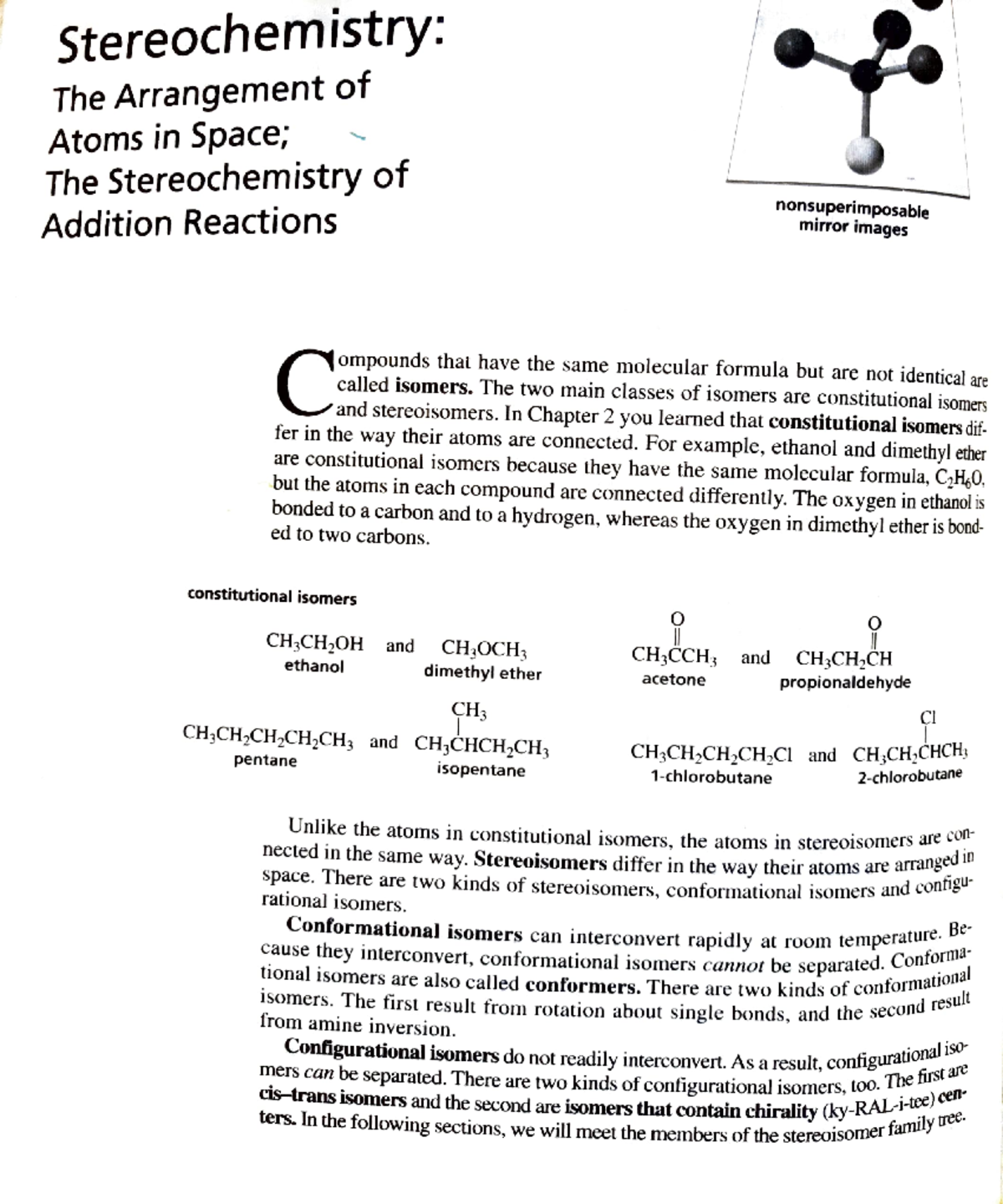Stereochemistry -introductory part - Stereochemistry: The Arrangement ...